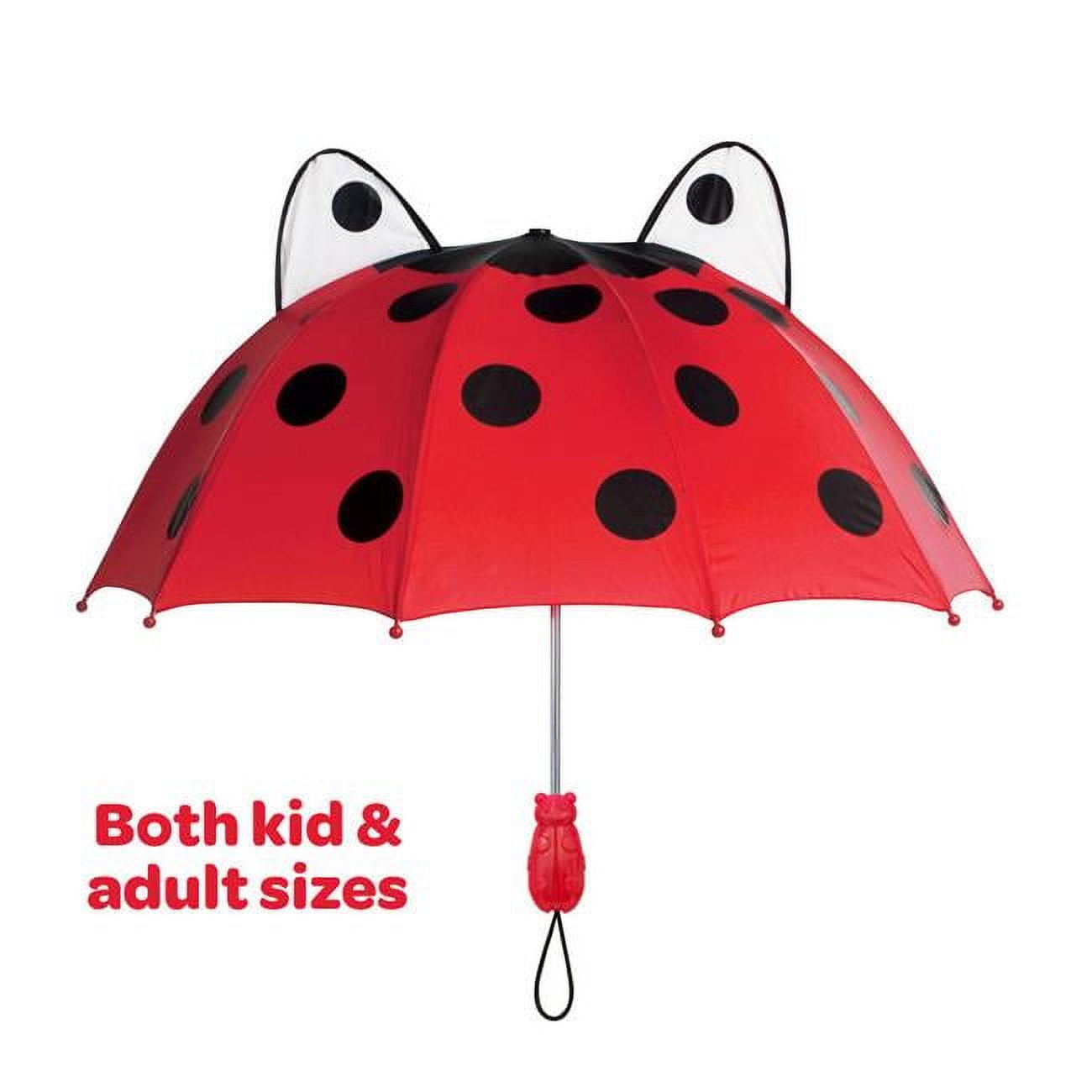 Kidorable UMB-ADULTLB 100 Percent Nylon Red Ladybug Umbrella - Adult ...