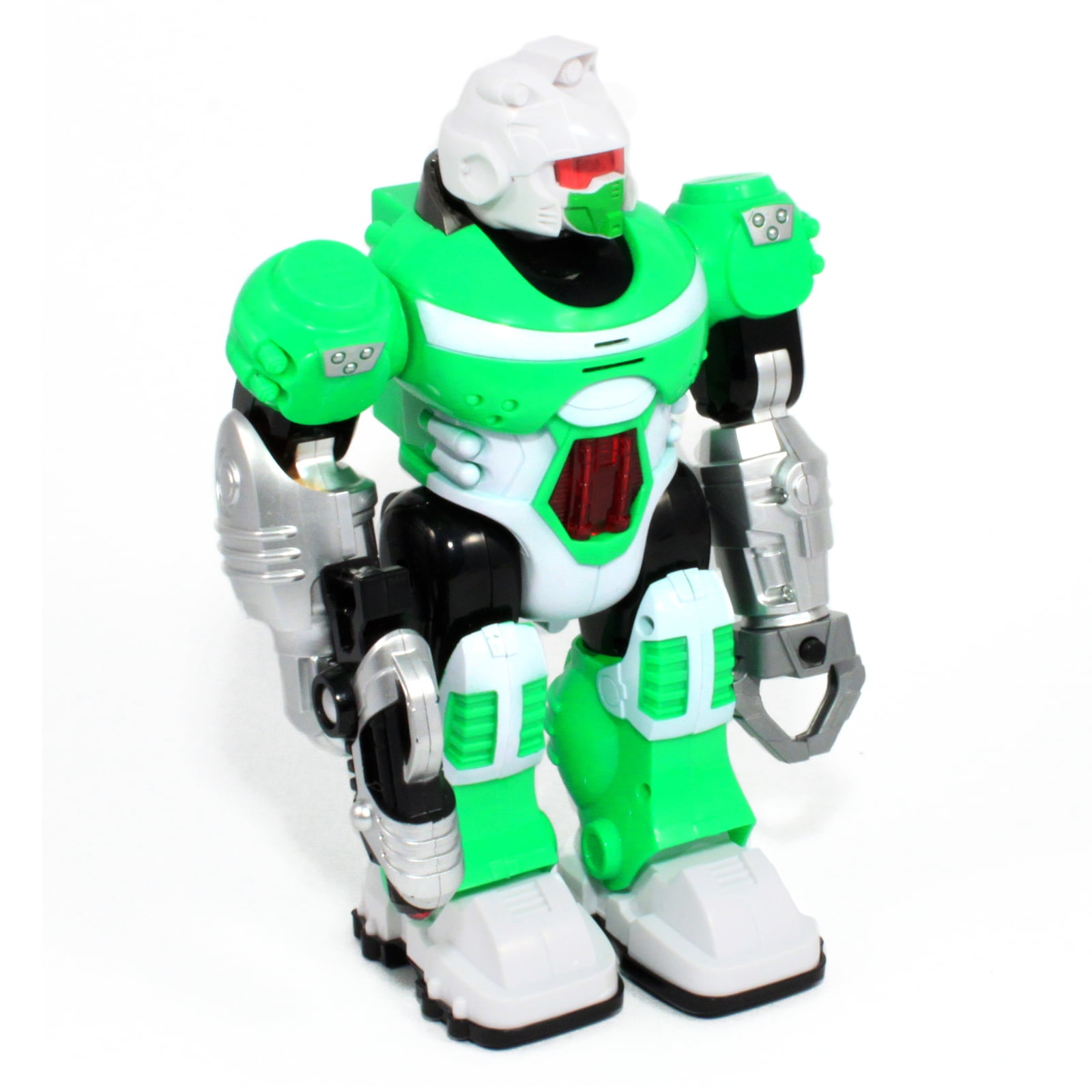 Kidplokio Green Walking Robot Transforming Toy Lights Sounds Boys 3 and ...