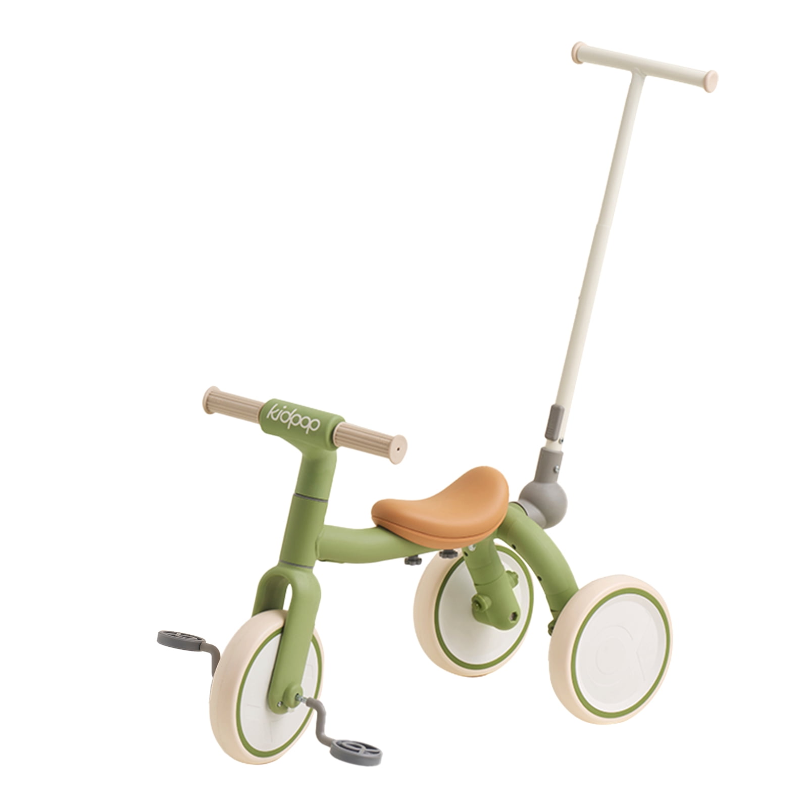 Kidpop Pony 4-in-1 Kids Tricycle Bike Stroller with Handle Push Bike ...