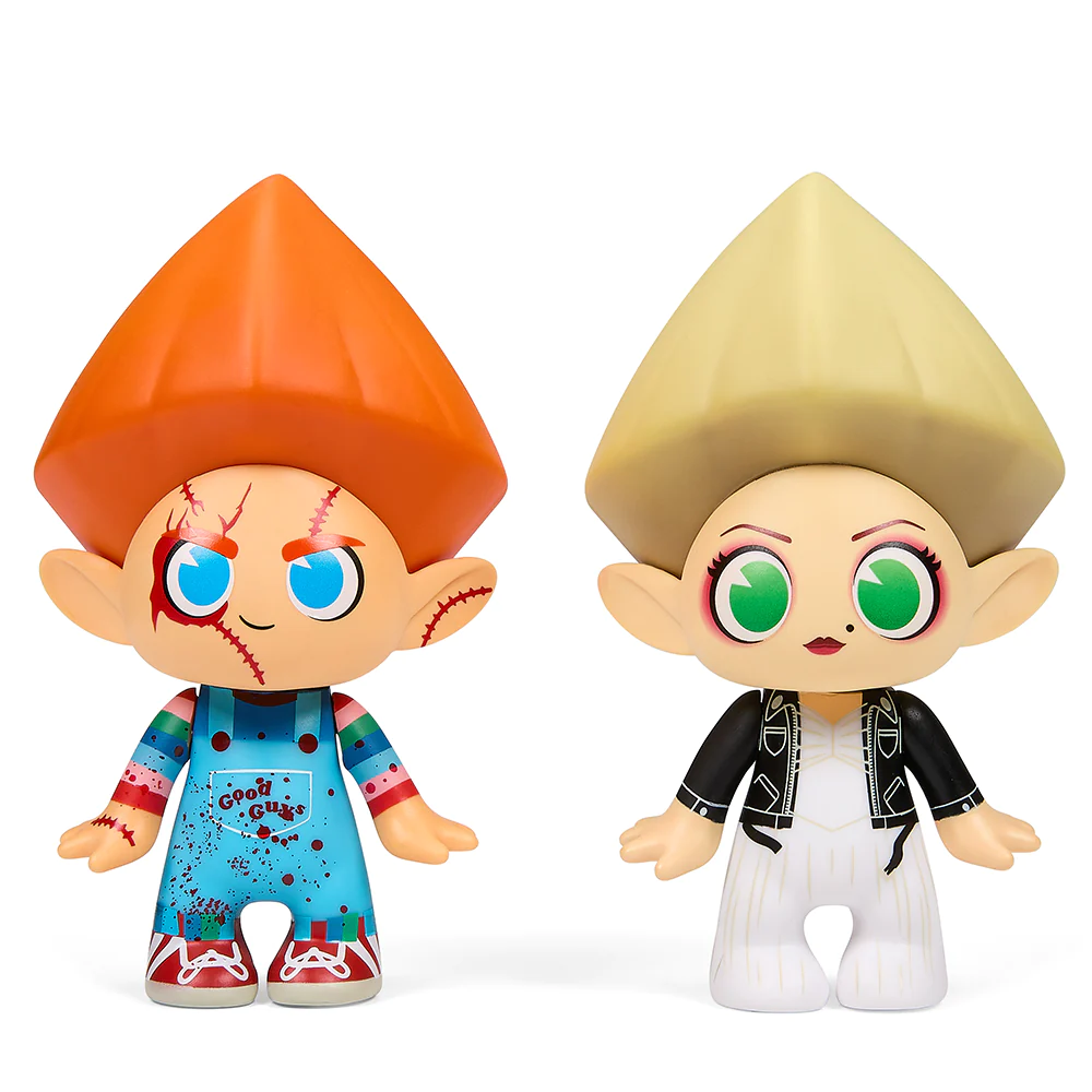 Kidrobot Chukky and Tiffany Bride of Chucky 5" Vinyl Figure Mash Up 2 ...