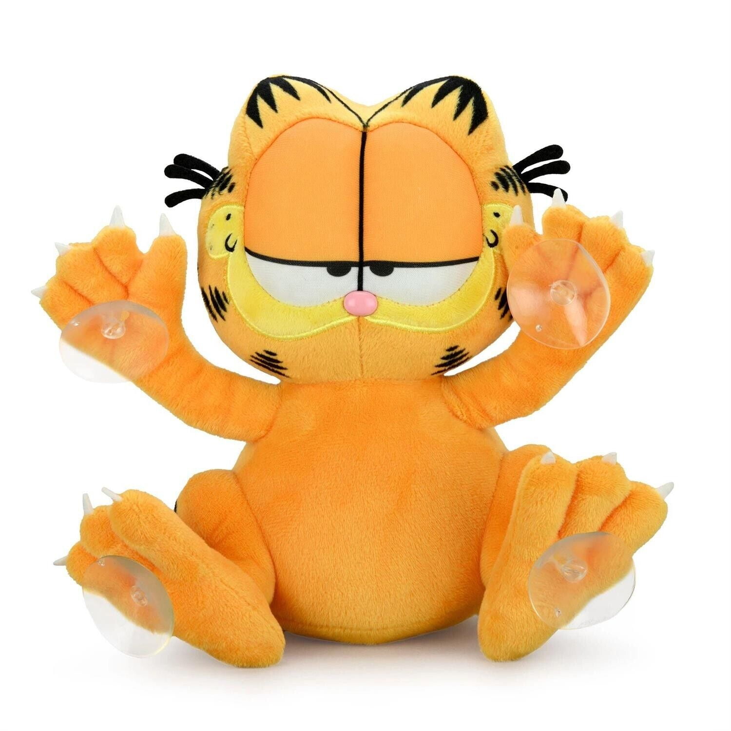 "Collections Etc Kidrobot Garfield 8"" Plush Suction Cup Window Clinger ...