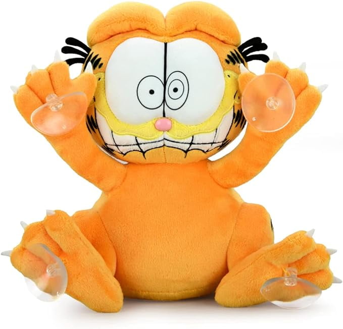 Kidrobot - Garfield 8 Inch Suction Cup Window Clinger - Scared ...