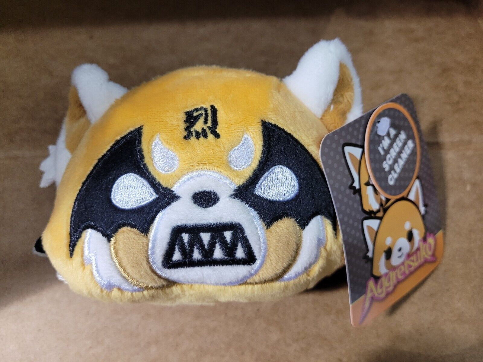 Kidrobot Sanrio Aggretsuko 5 Inches Head Plush Screen Cleane New w/Tags ...