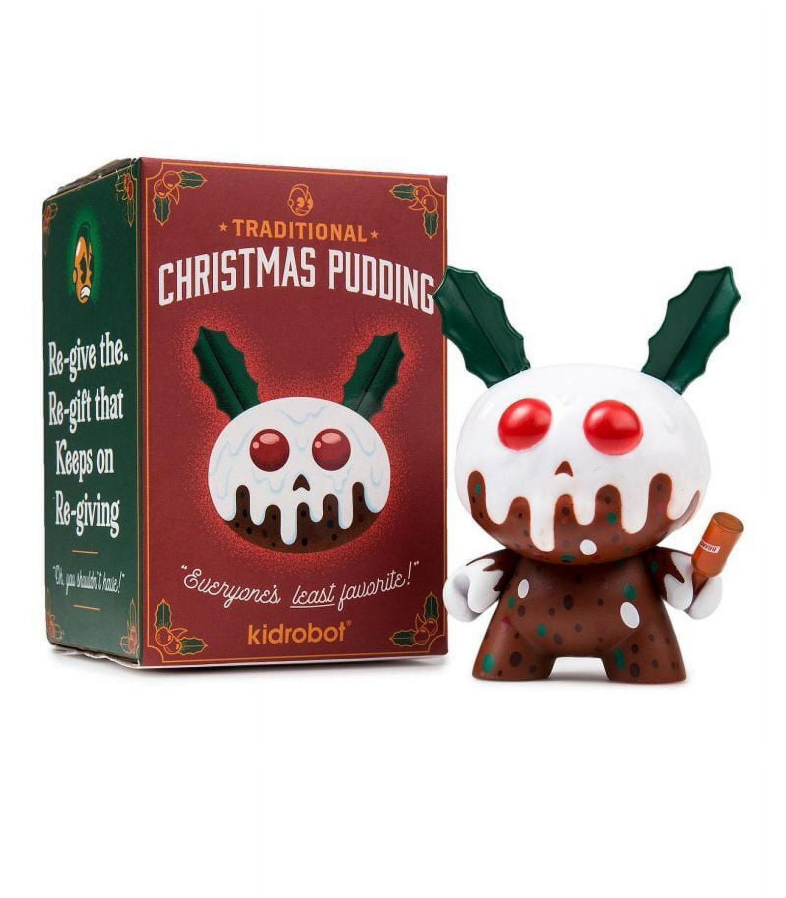 Kidrobot Traditional Christmas Pudding 3 Inch Vinyl Figure Tristan ...