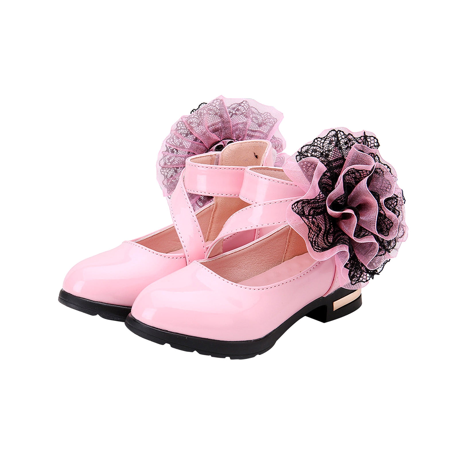 Kids' $10 Under Girls Dress Shoes with Crossover Straps Ballet Flats ...