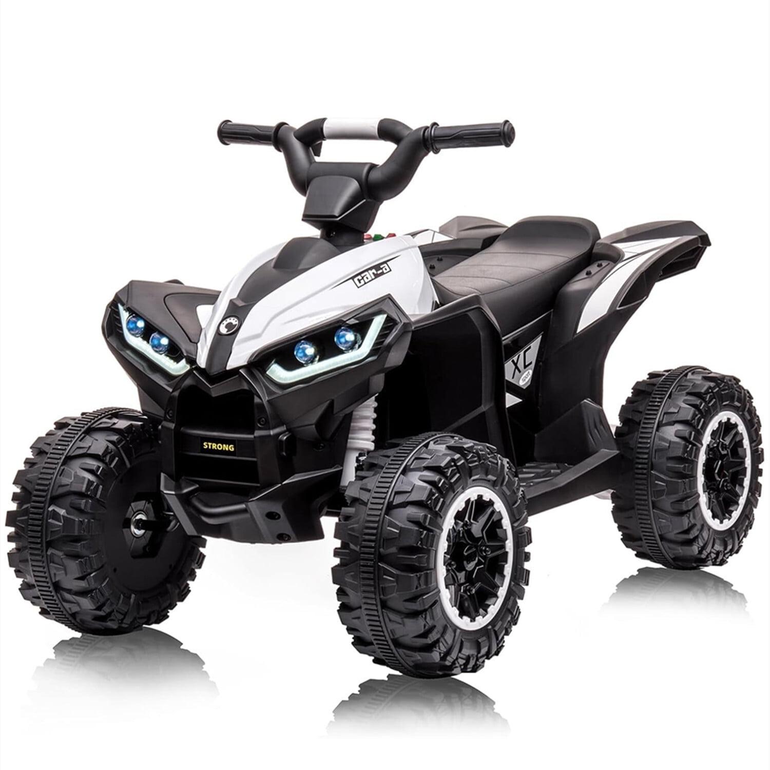 Kids 12V Kids Ride-On Electric ATV with 2 Seater,4 Wheeler Quad Car Toy ...