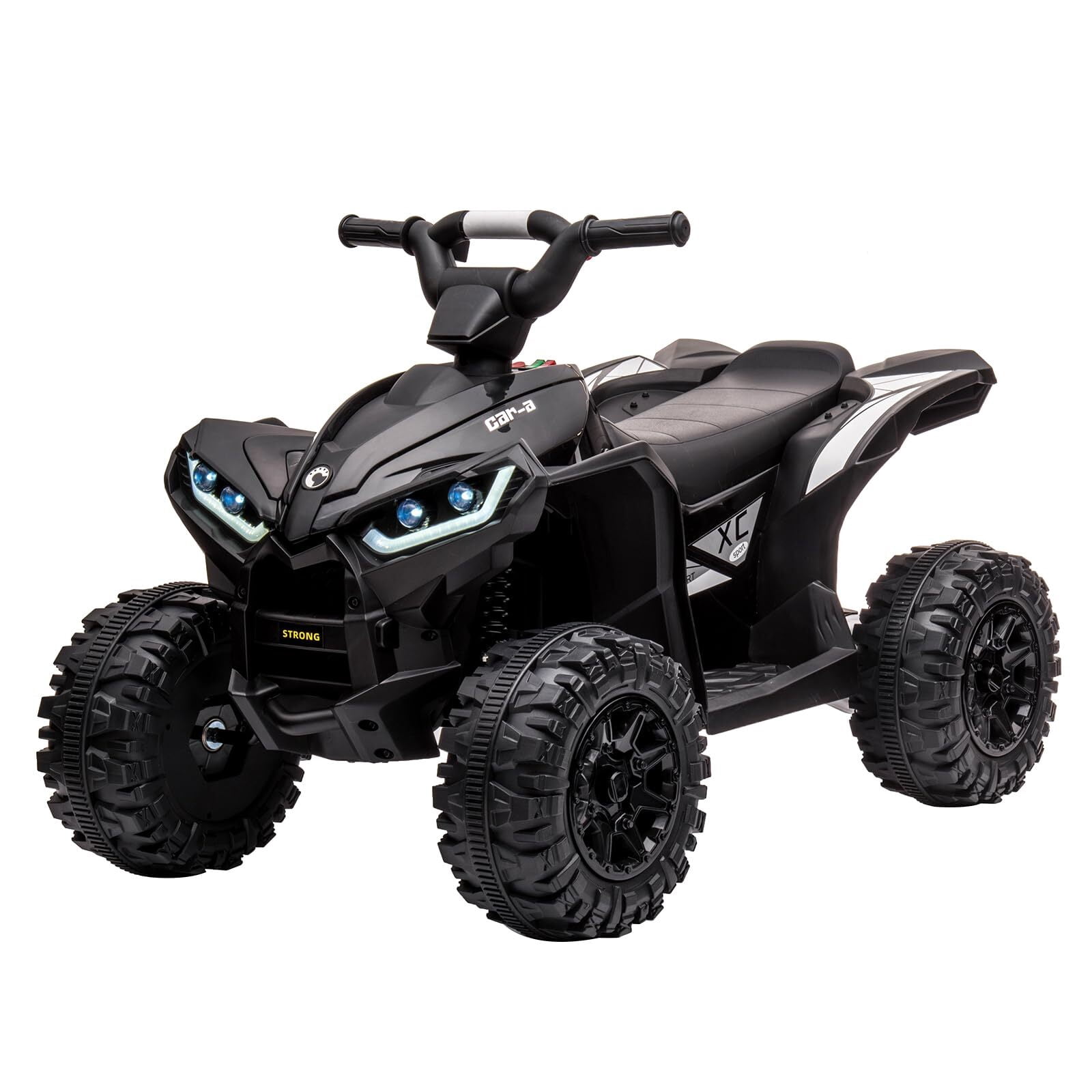 Kids 12V Kids Ride-On Electric ATV with 2 Seater,4 Wheeler Quad Car Toy ...