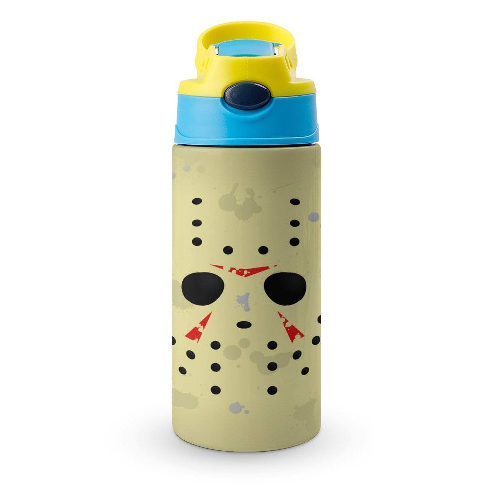 Kids 12oz Horror Movie Friday The 13th Water Bottles with Lids Straw ...