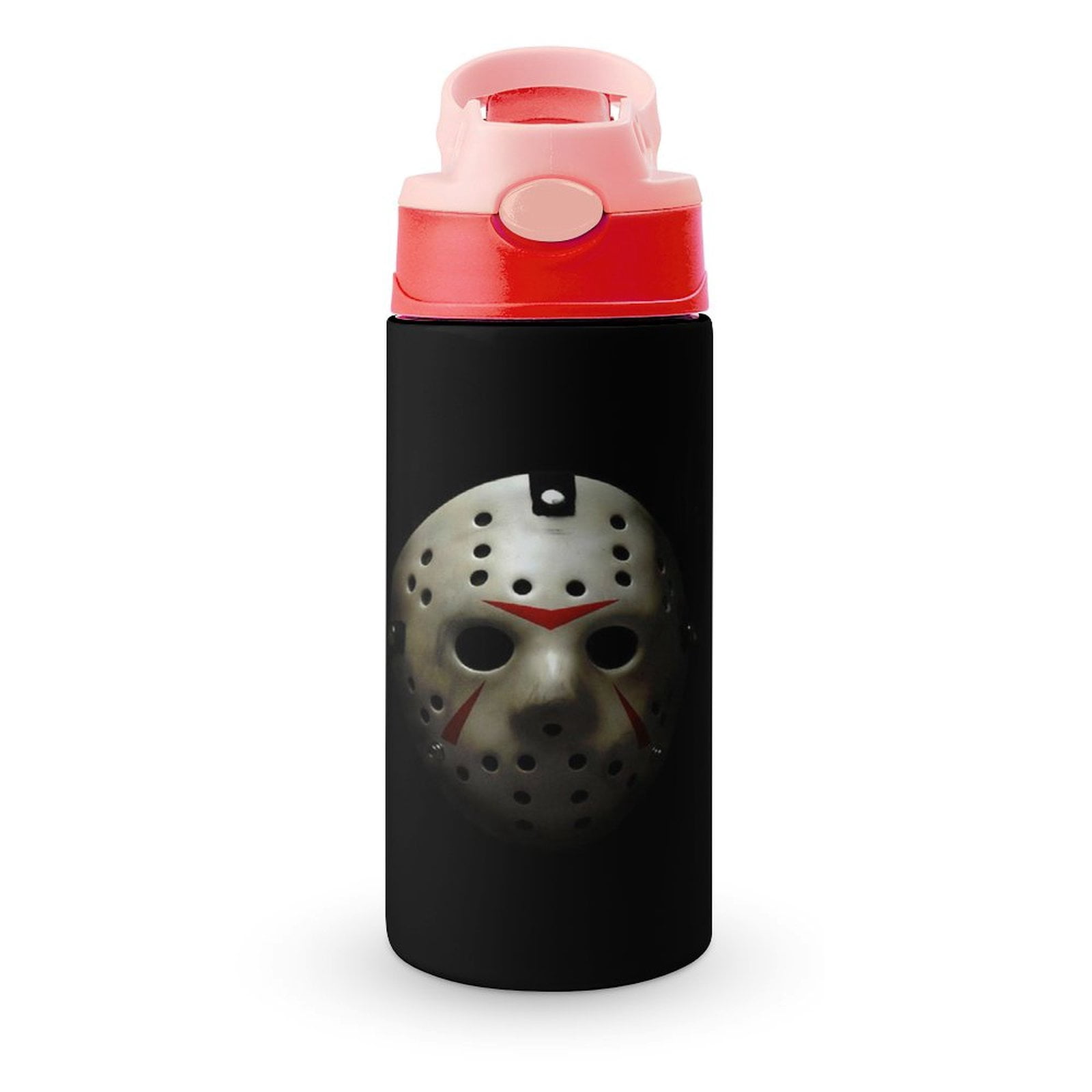 Kids 12oz Horror Movie Friday The 13th Water Bottles with Lids Straw ...