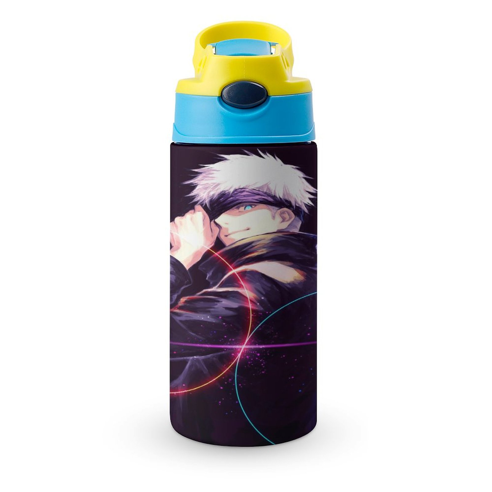 Kids 12oz Jujutsu Kaisen Gojo Water Bottles with Lids Straw Insulated ...