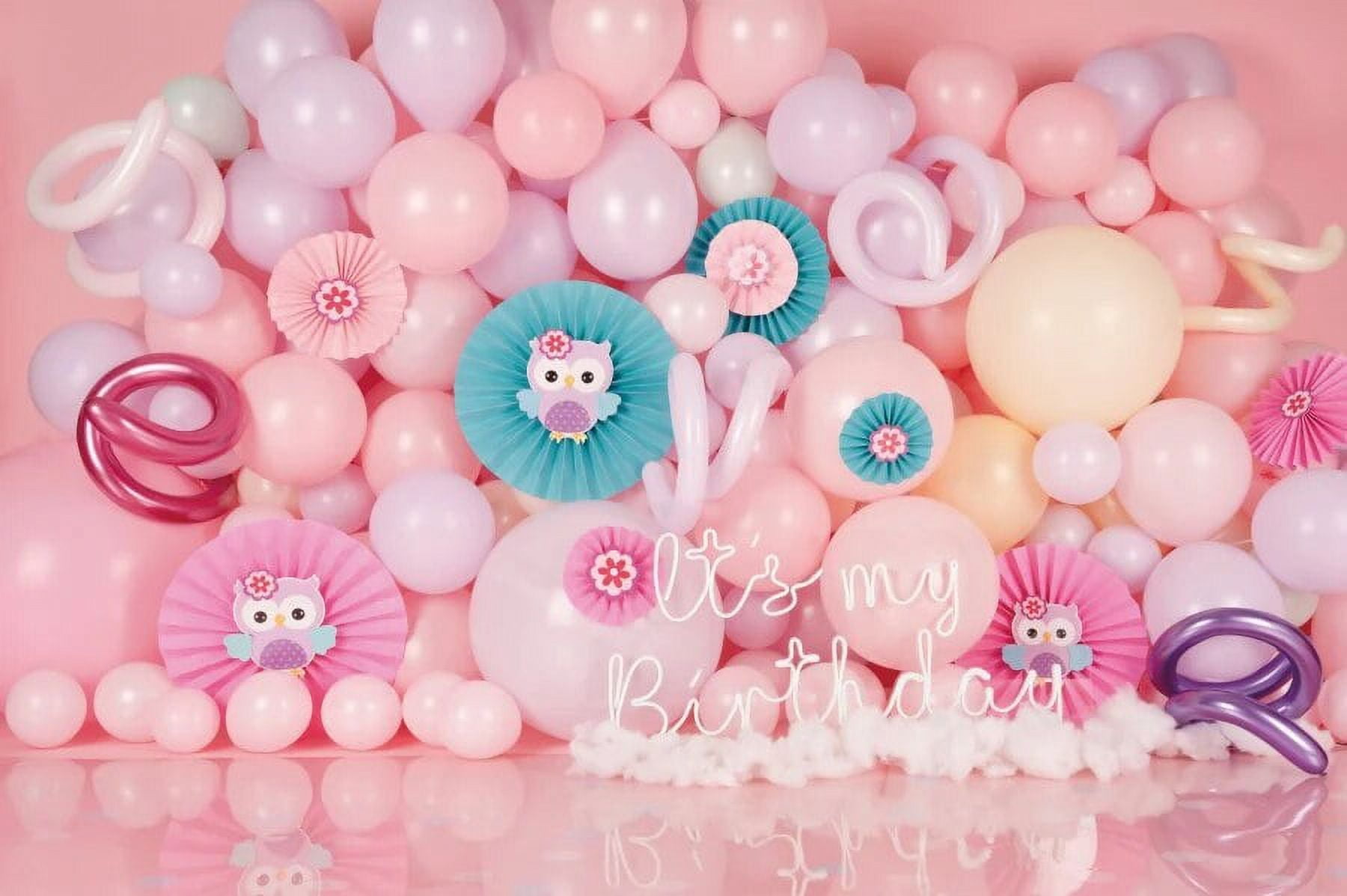 Kids 1st Birthday Party Photo Background Balloons Gifts Room Scene Baby ...