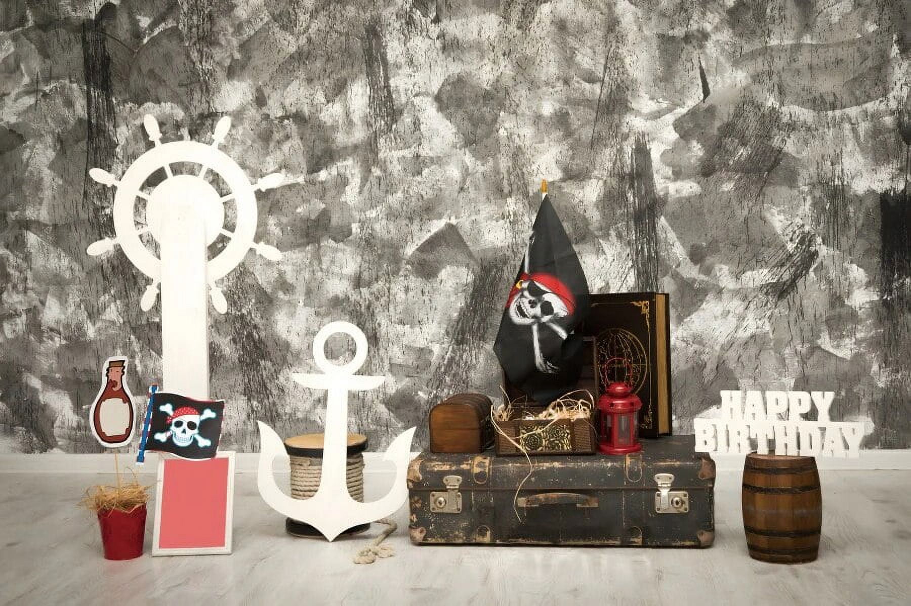 Kids 1st Birthday Party Photo Background Balloons Gifts Room Scene Baby ...