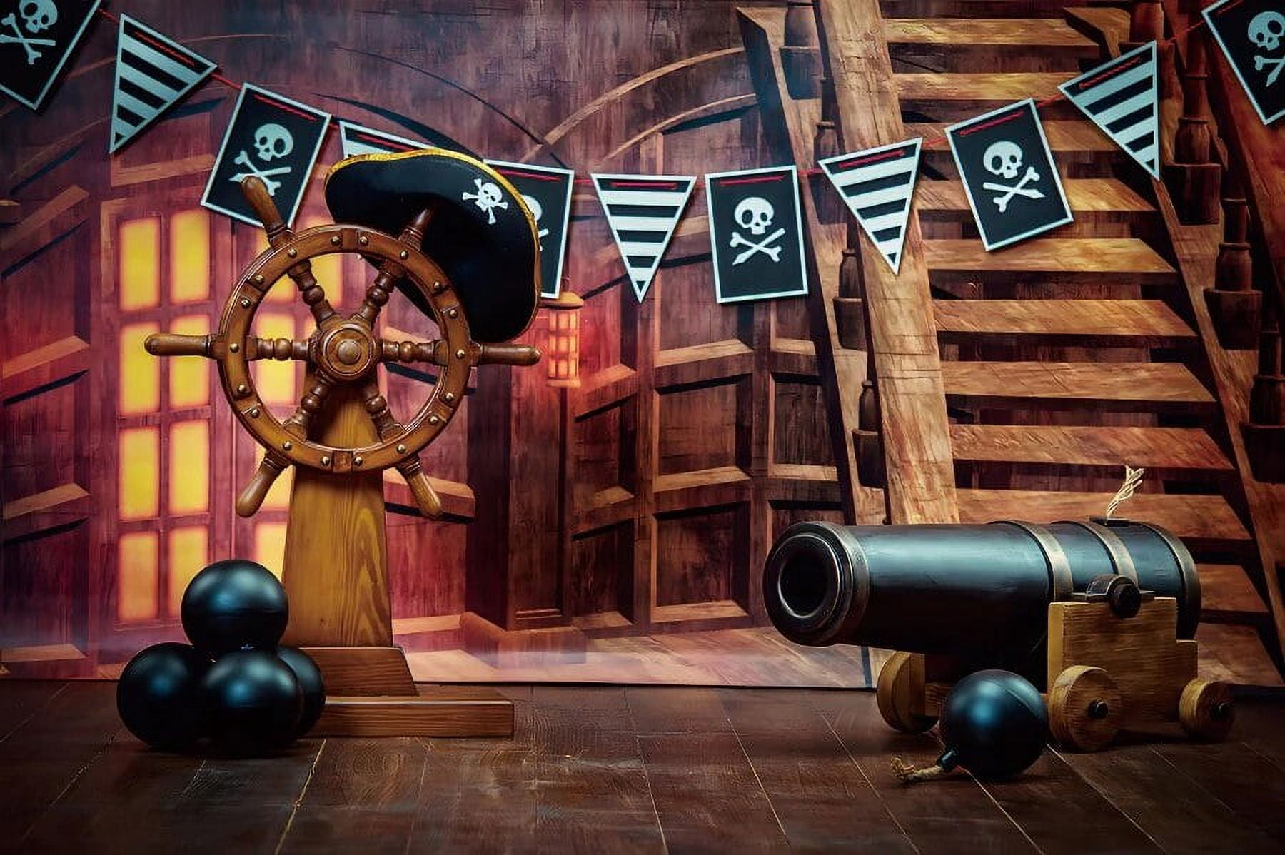 Kids 1st Birthday Party Photo Background Balloons Gifts Room Scene Baby ...