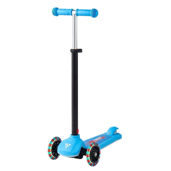 Kids 3 Wheel Kick Scooter Light Up Wheels Adjustable Handlebar Anti ...