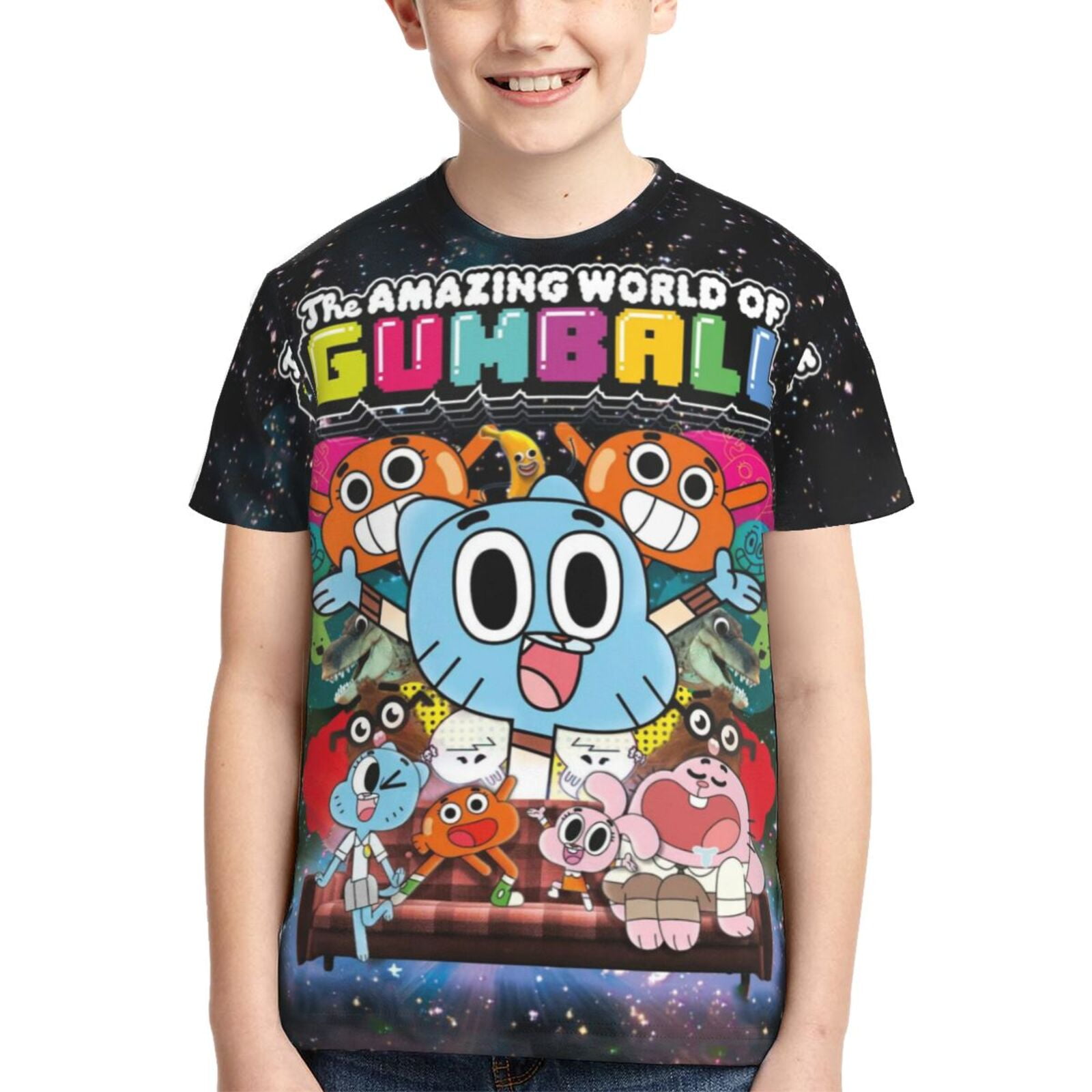 Kids 3D Graphic Amazing World of Gumball T-Shirts, Novelty Shirts ...
