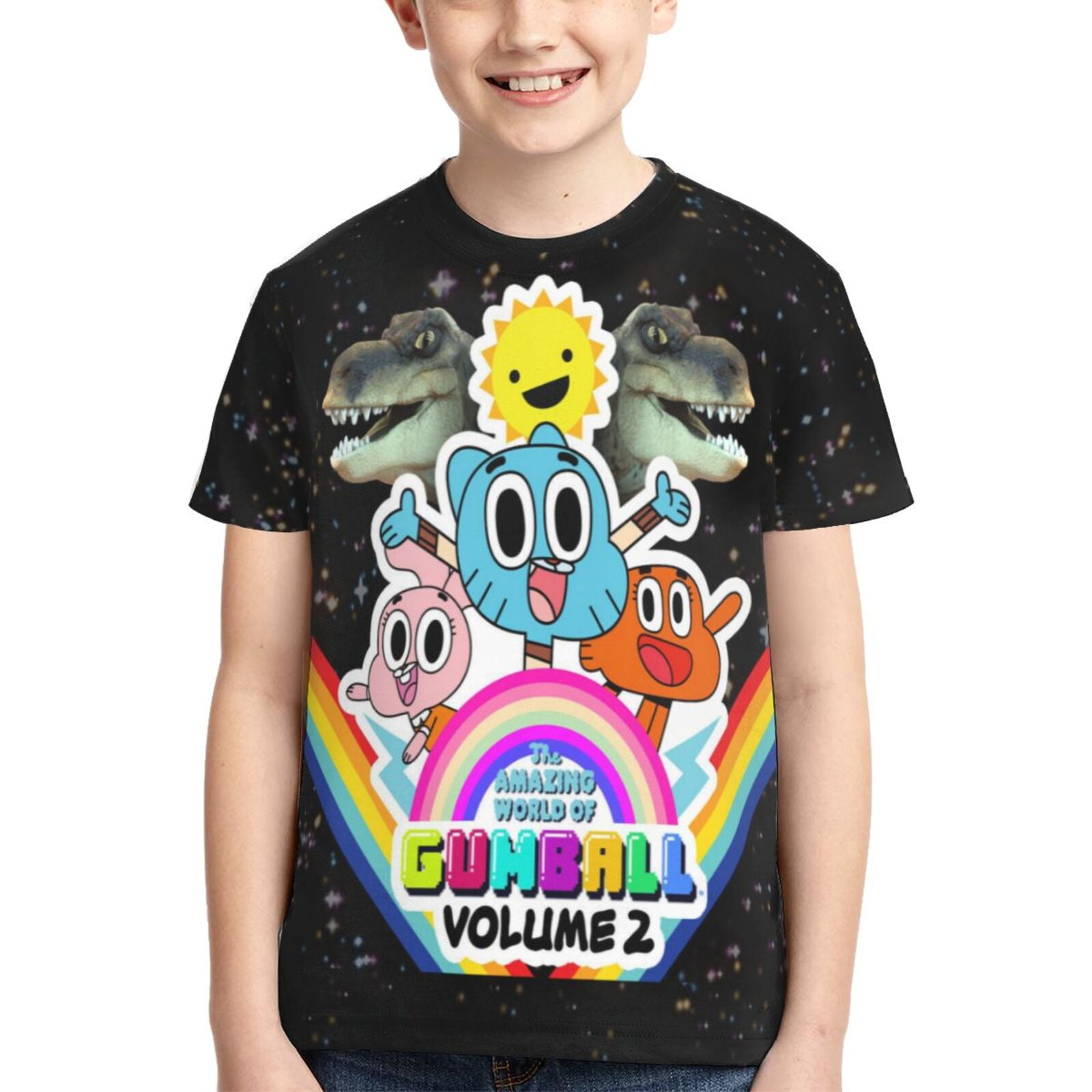 Kids 3D Graphic Amazing World of Gumball T-Shirts, Novelty Shirts ...