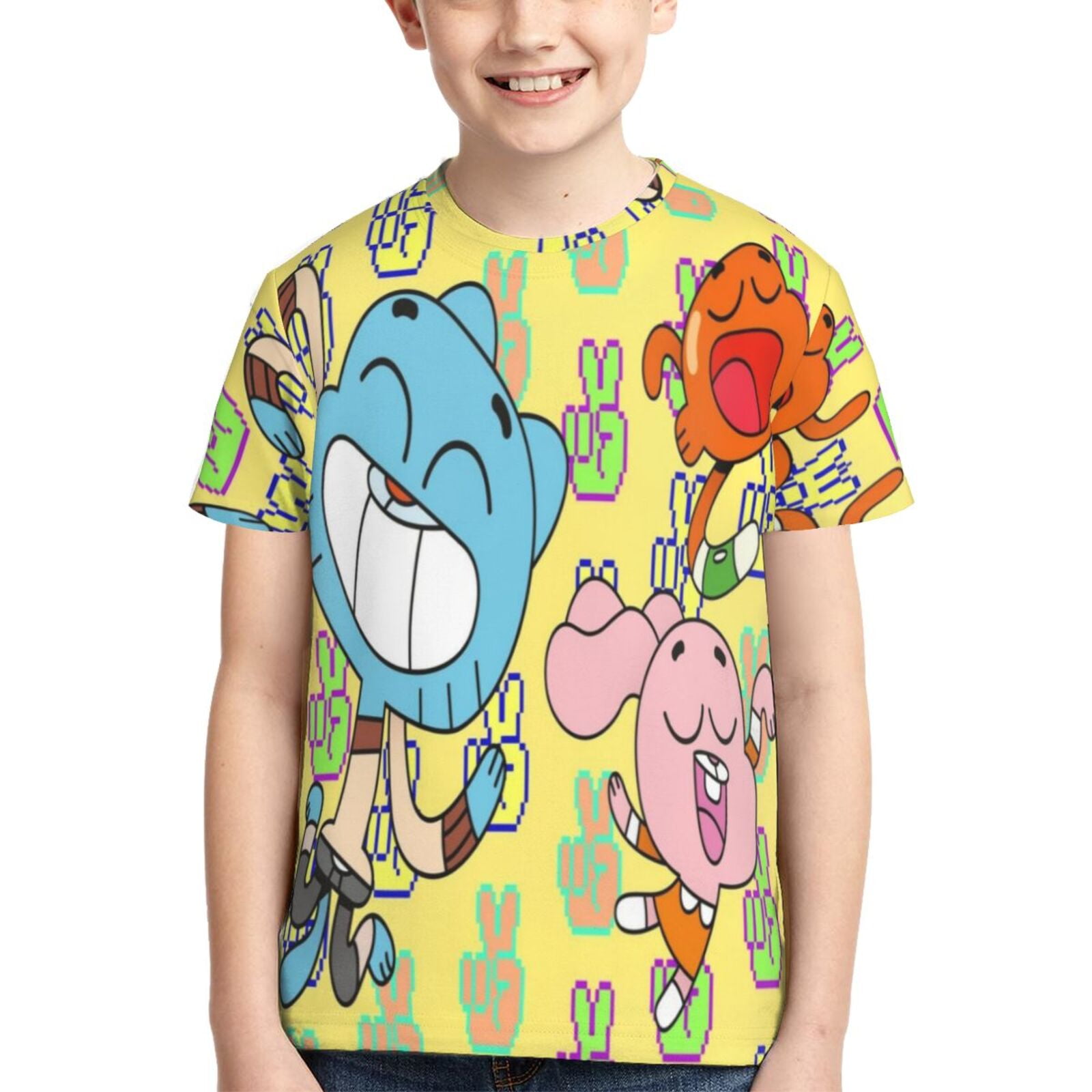Kids 3D Graphic Amazing World of Gumball T-Shirts, Novelty Shirts ...