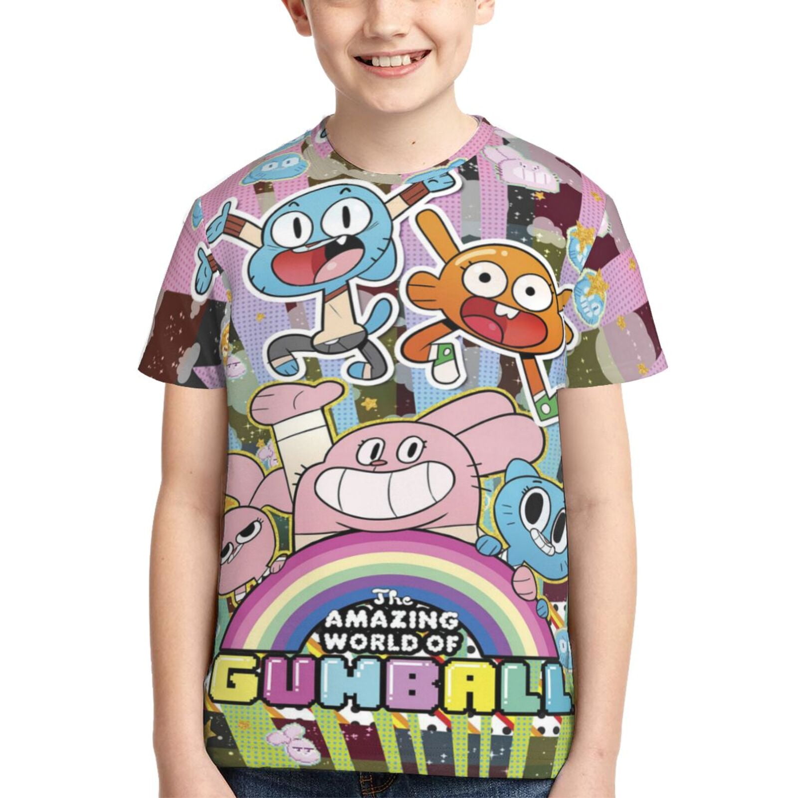 Kids 3D Graphic Amazing World of Gumball T-Shirts, Novelty Shirts ...
