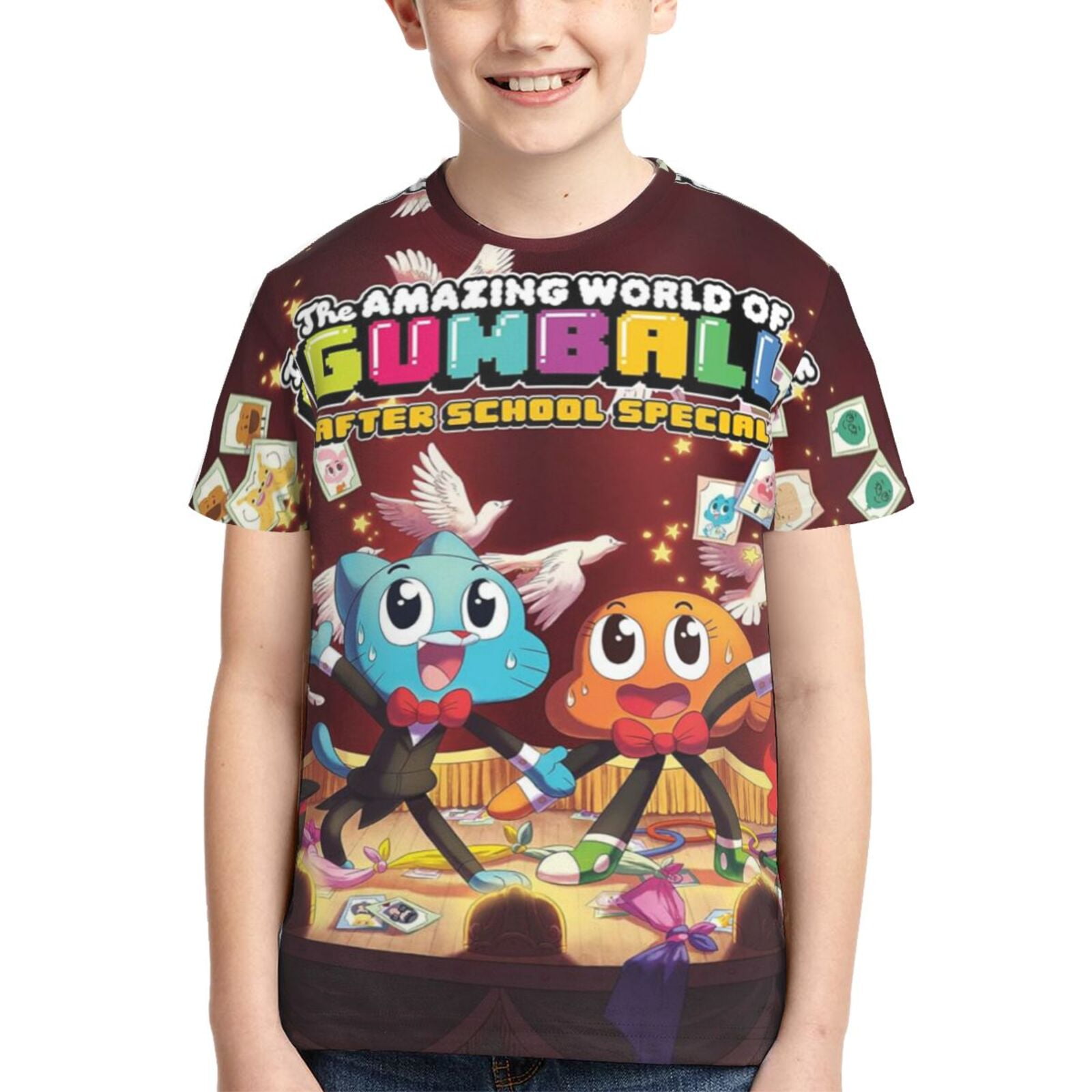 Kids 3D Graphic Amazing World of Gumball T-Shirts, Novelty Shirts ...