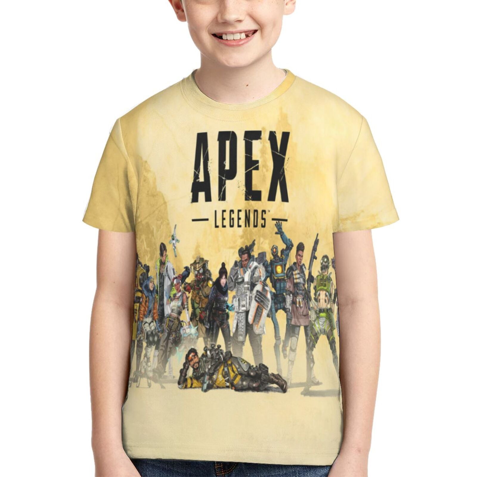 Kids 3D Graphic Apex Legends T-Shirts, Novelty Shirts Crewneck Short ...