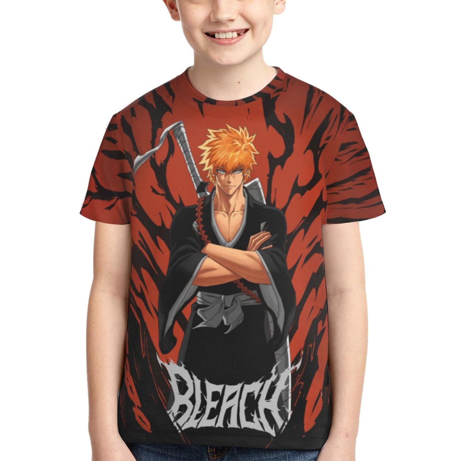 Kids 3D Graphic Bleach Ichigo Kurozaki T-Shirts, Novelty Shirts ...