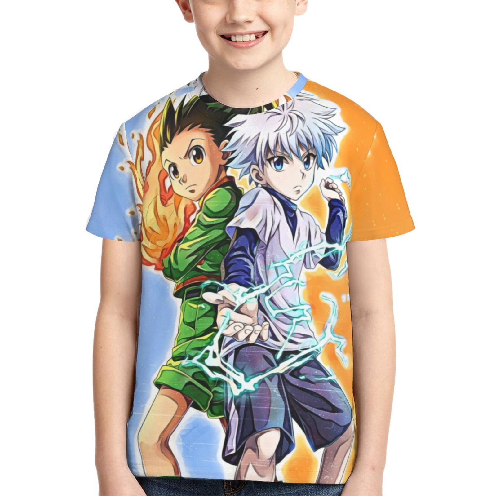 Kids 3D Graphic Hunter X Hunte Gon Killua T-Shirts, Novelty Shirts ...