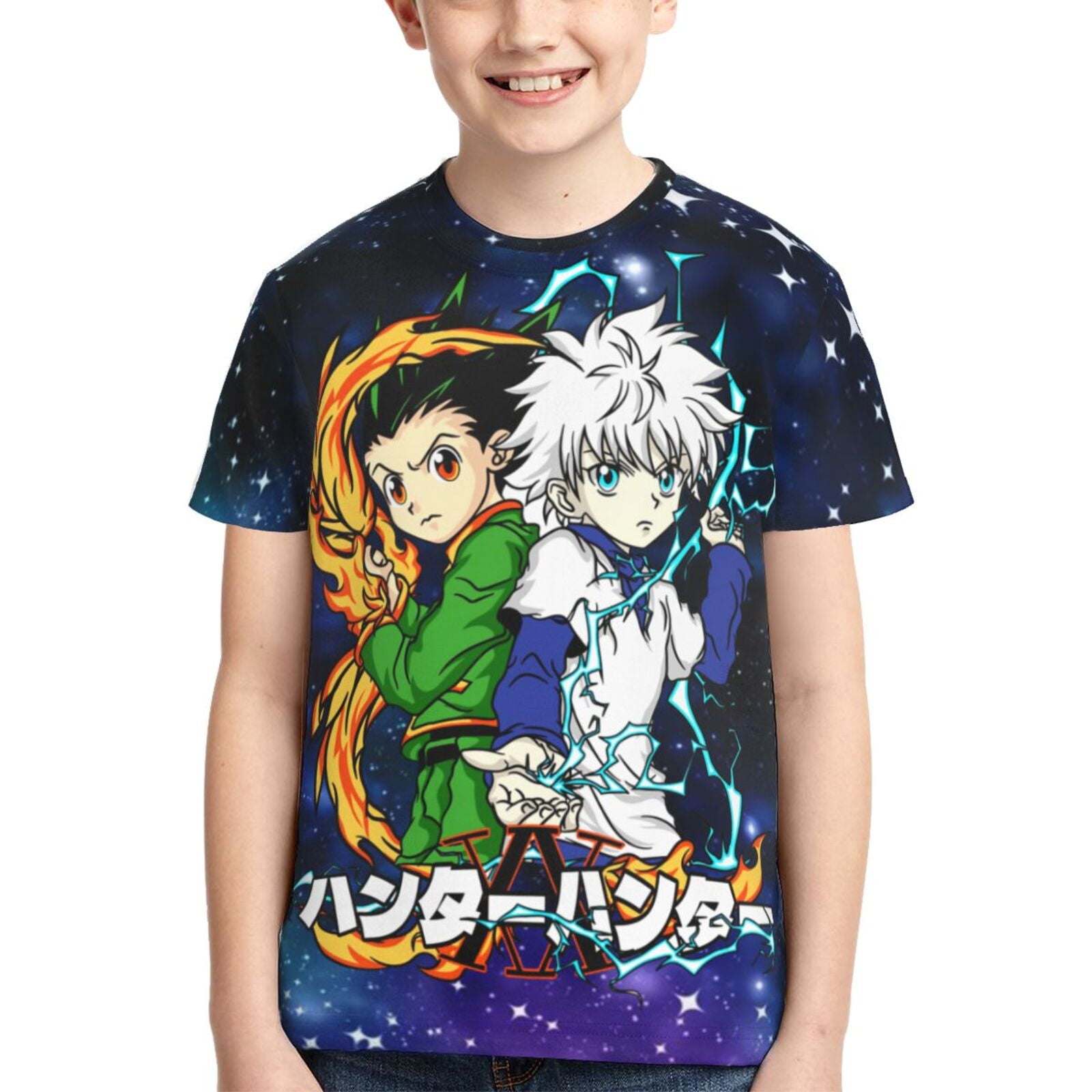 Kids 3D Graphic Hunter X Hunte Gon Killua T-Shirts, Novelty Shirts ...
