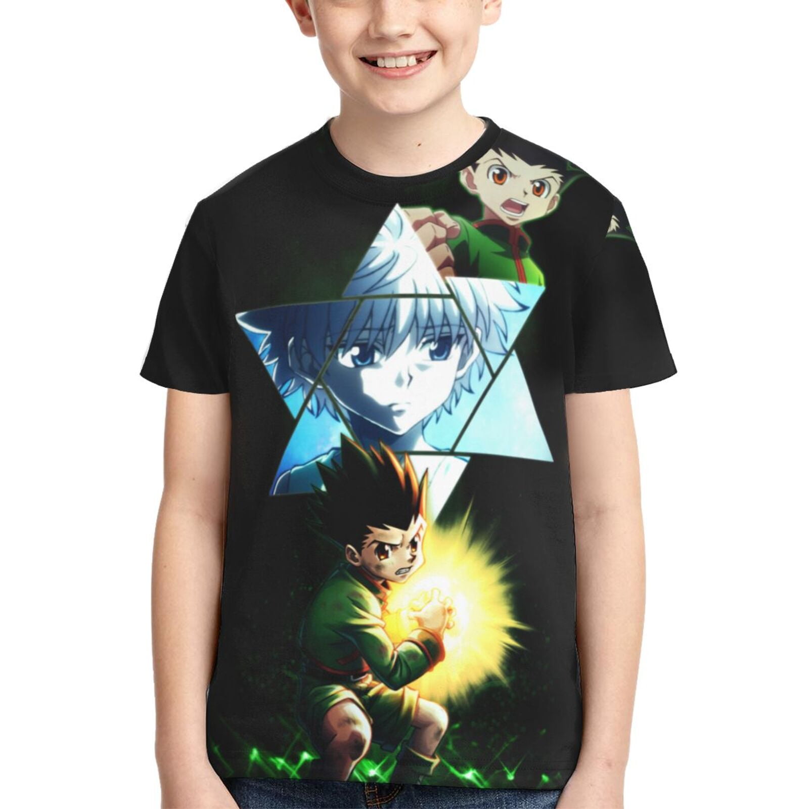 Kids 3D Graphic Hunter X Hunte Gon Killua T-Shirts, Novelty Shirts ...