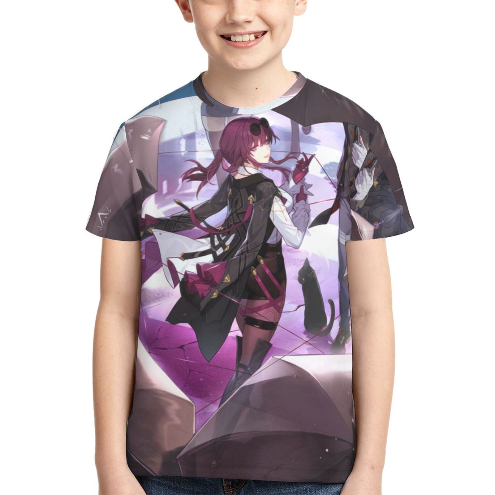 Kids 3D Graphic Kafka Honkai Star Rail T-Shirts, Novelty Shirts ...