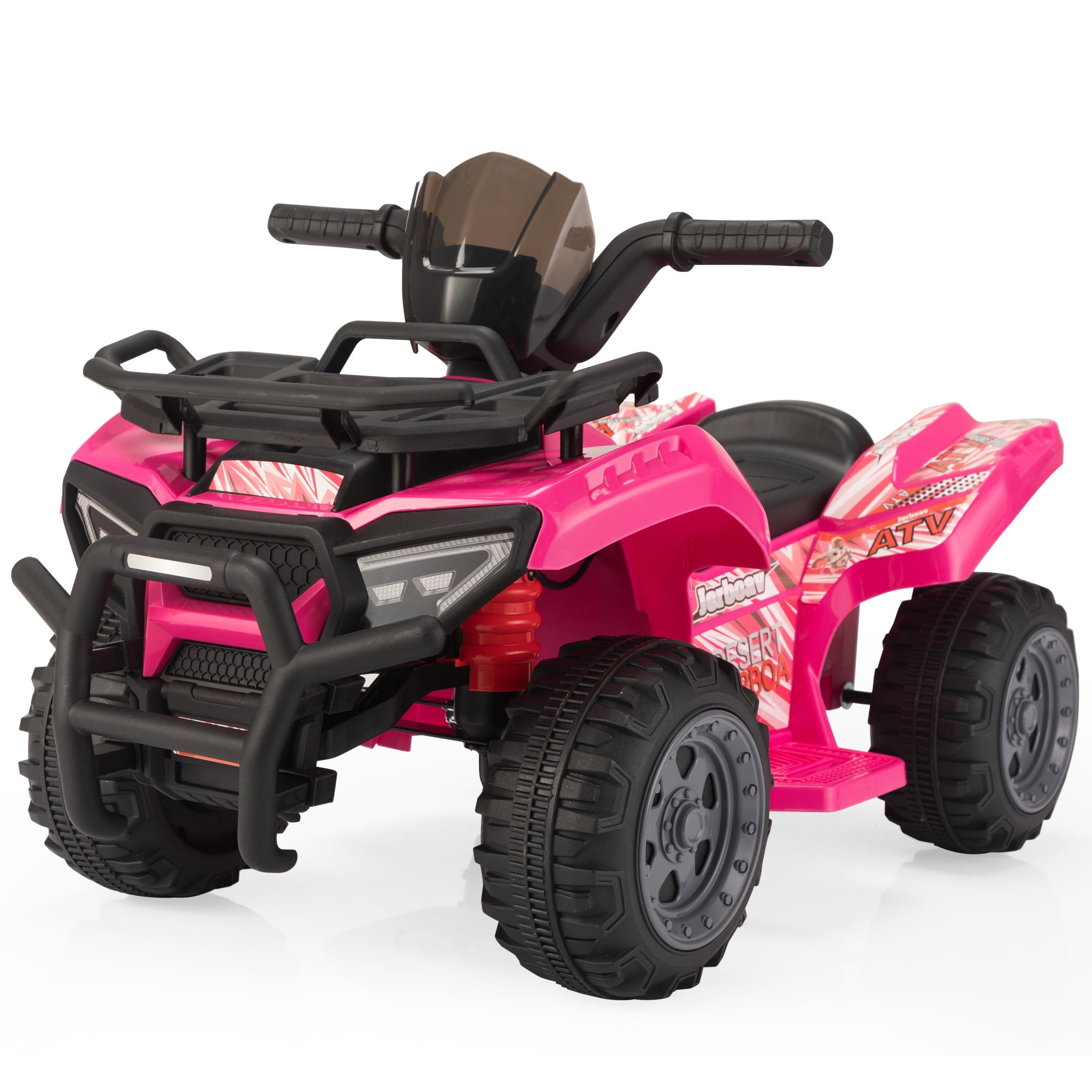 Kids 4 Wheeler, Electric Ride On ATV, Small Quad Bike with Horn USB MP3 ...