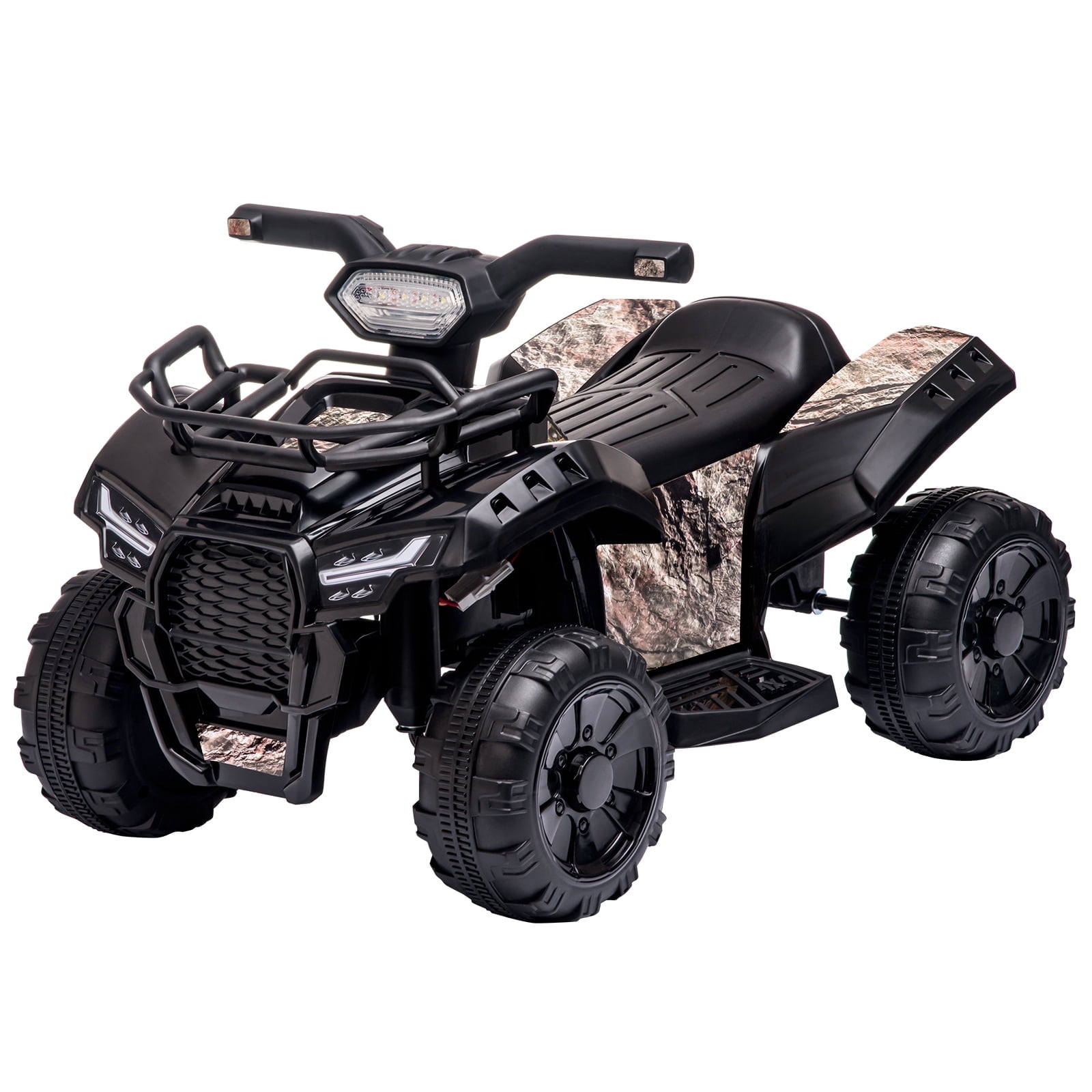 Kids 4-Wheeler Quad ATV, 6V Battery Powered Toddler Ride on Toys with ...