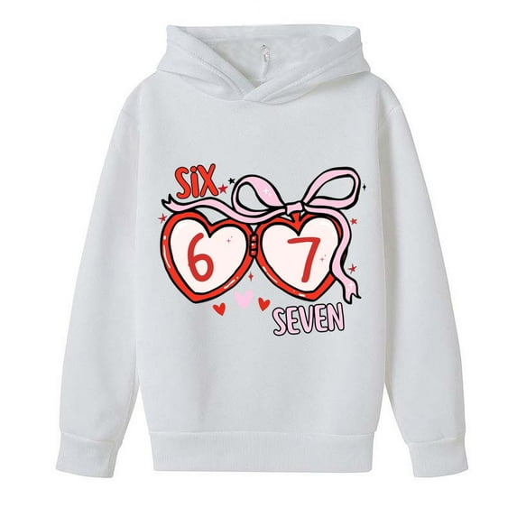 Kids 67 Hoodies Sweatshirt Cute Rap Long Sleeve Crewneck Pullover Hip ...
