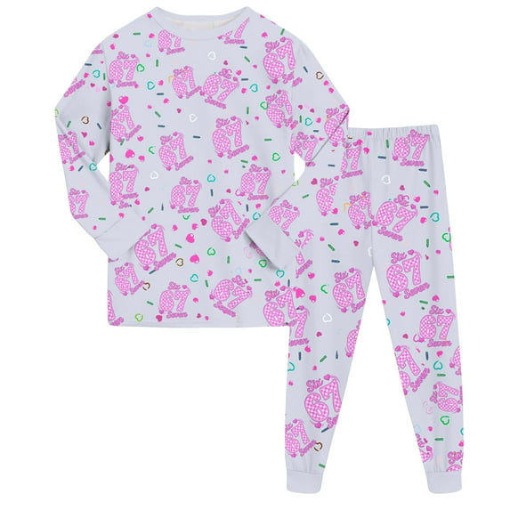 Kids 67 Meme Two-Piece Clothing Set Funny 6 7 Long Sleeve Top and Pants ...