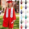 Kids 8-14 Years Graduation Gown Set 4 Pieces with Cap & Stole Uniform ...