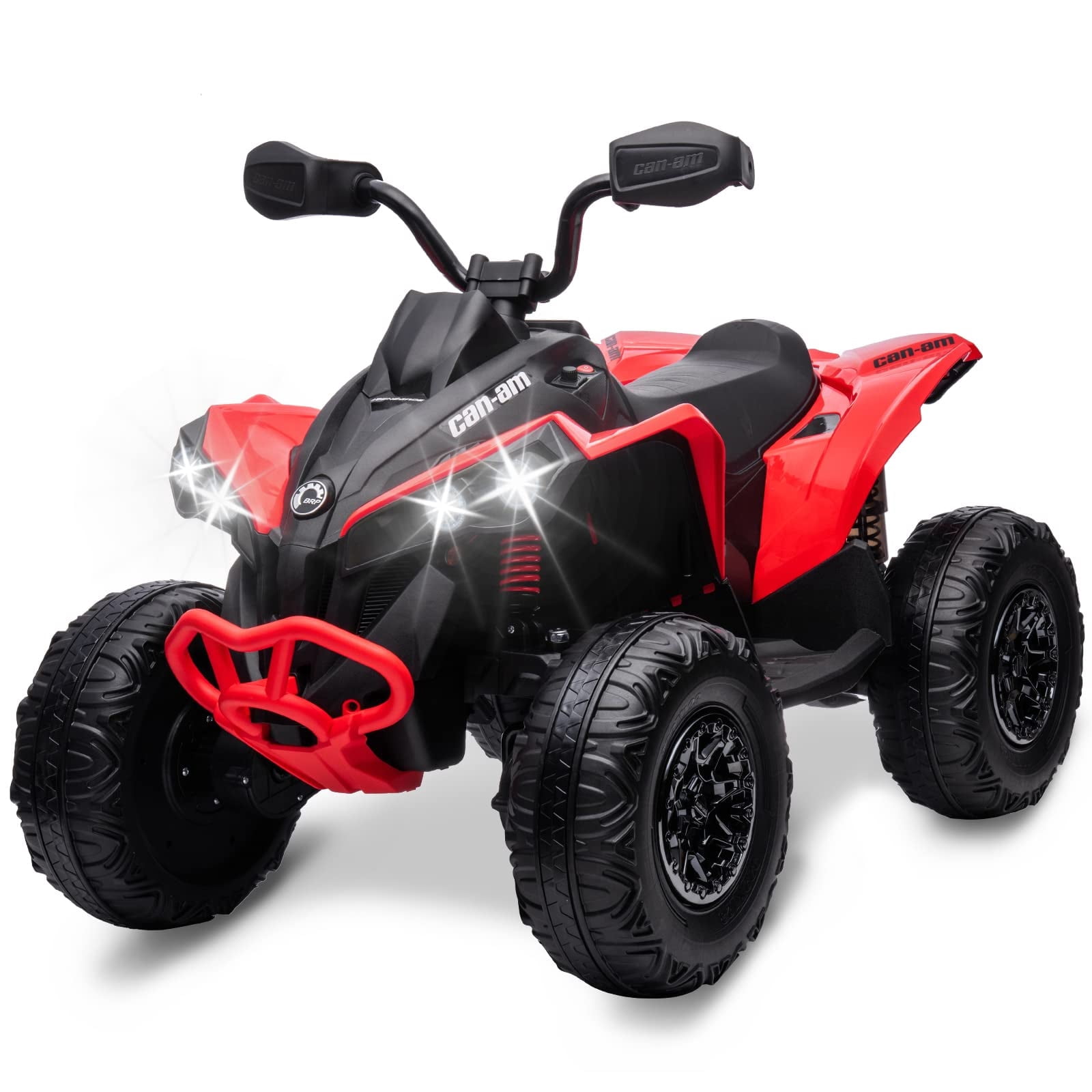 Kids ATV, 12V Ride on Toy Car Bombardier Licensed BRP Can-am 4 Wheeler ...