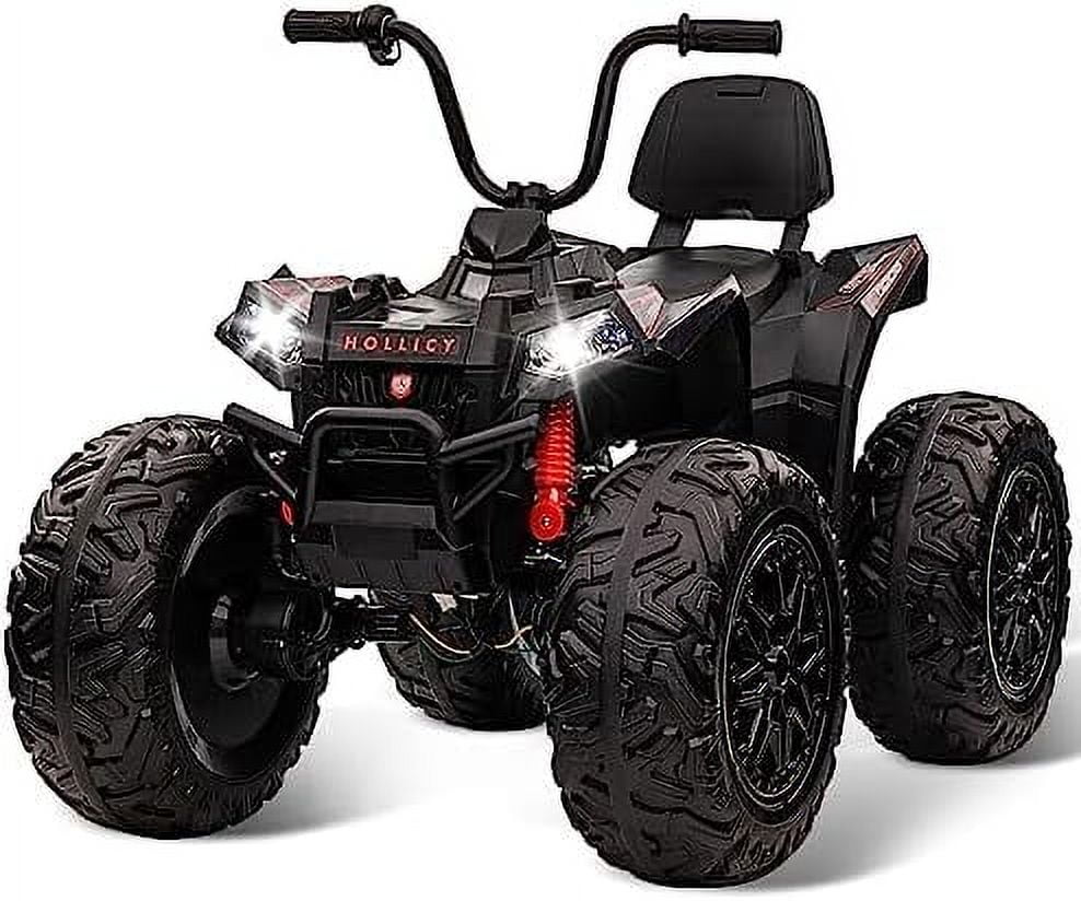 Kids ATV, 24V Ride on Car 4WD Quad Electric Vehicle, 4x80W Powerful ...