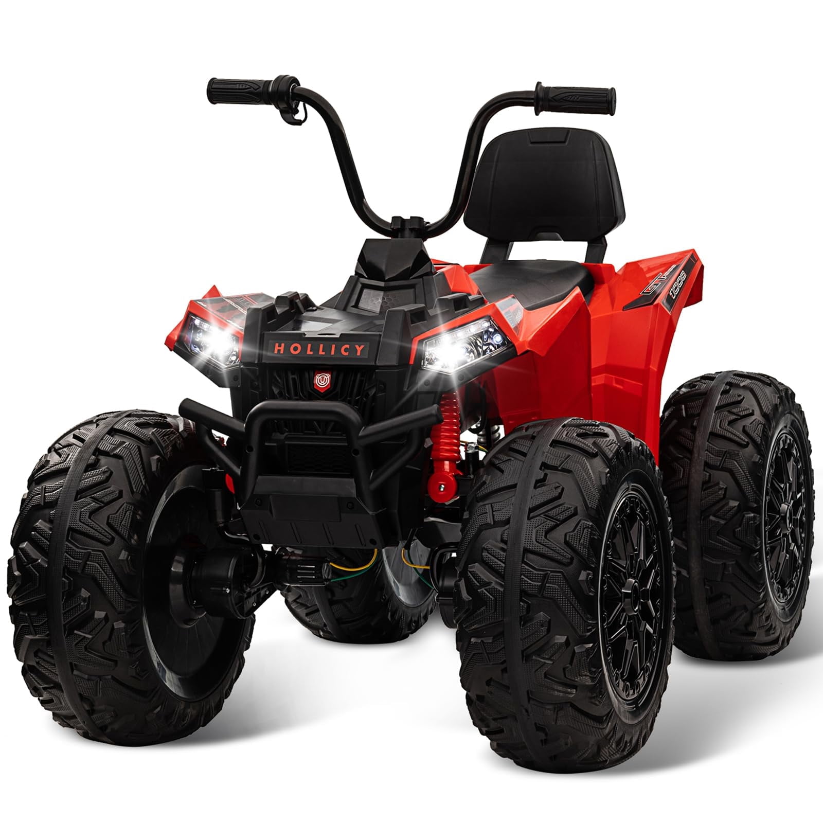Kids ATV, 24V Ride on Car 4WD Quad Electric Vehicle, 4x80W Powerful ...