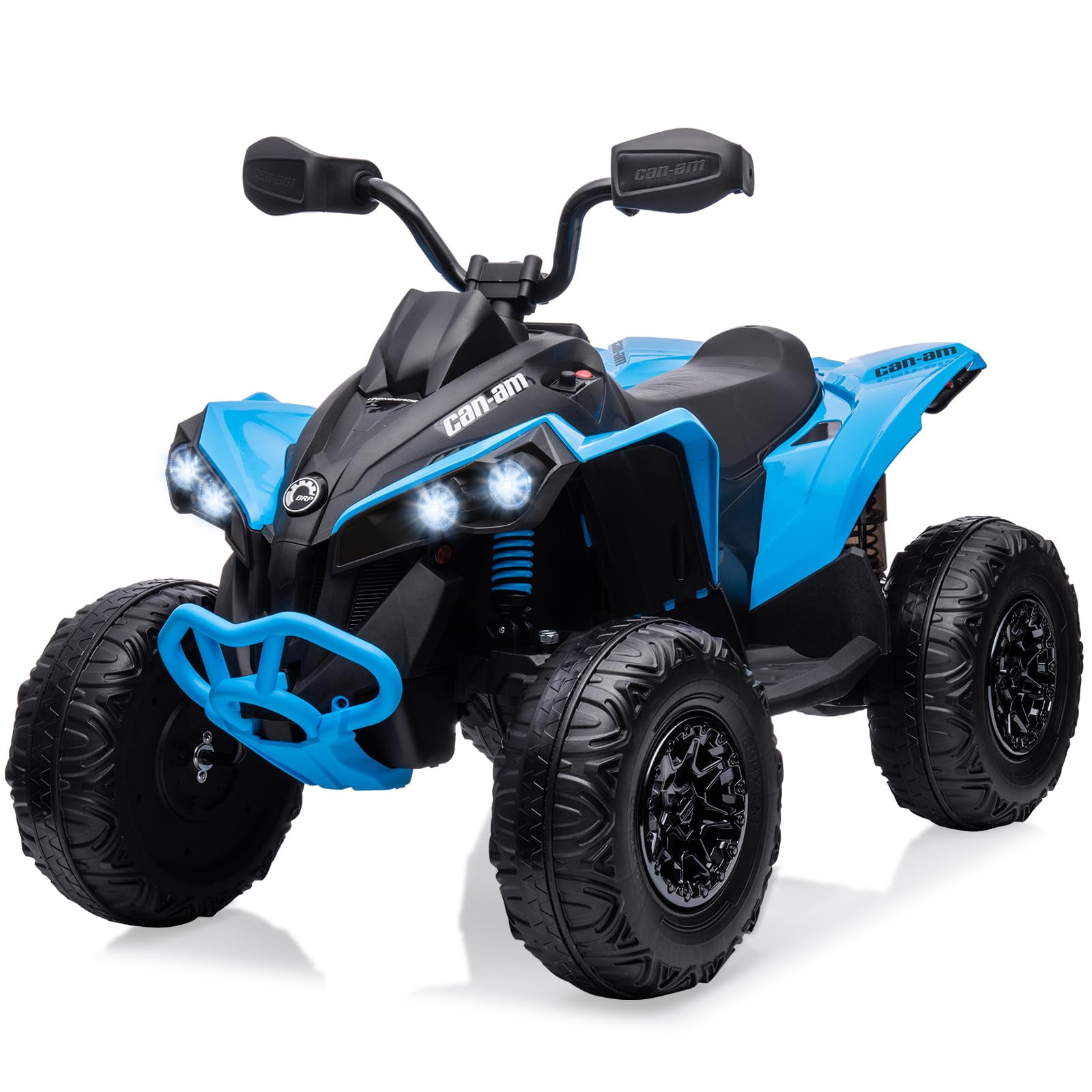 Kids ATV 4 Wheeler, 12V Ride on Toy Car Bombardier Licensed BRP Can-am ...