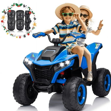 Outfunny 24V Kids 4 Wheeler, Electric ATV Quad Ride-on Toy for Big Kids ...