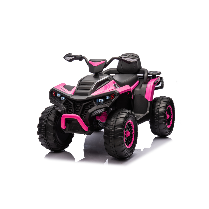 Kids ATV 4 Wheeler, 24V 4WD Electric ATV Ride On Toy for Big Kid w/ 2 ...