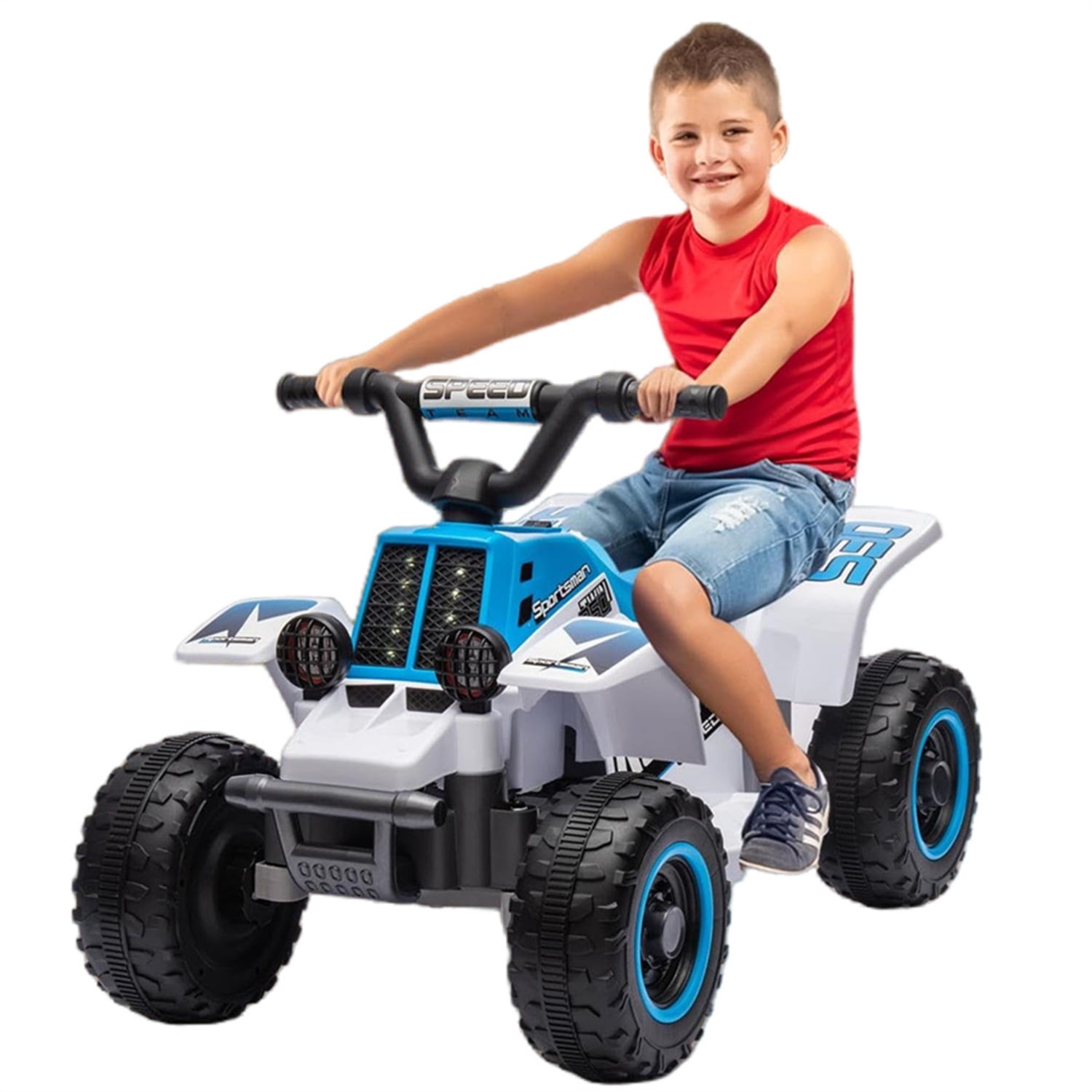 Kids ATV 4 Wheeler,6V Kids Ride On ATV Car Toy Electric Vehicle Quad ...