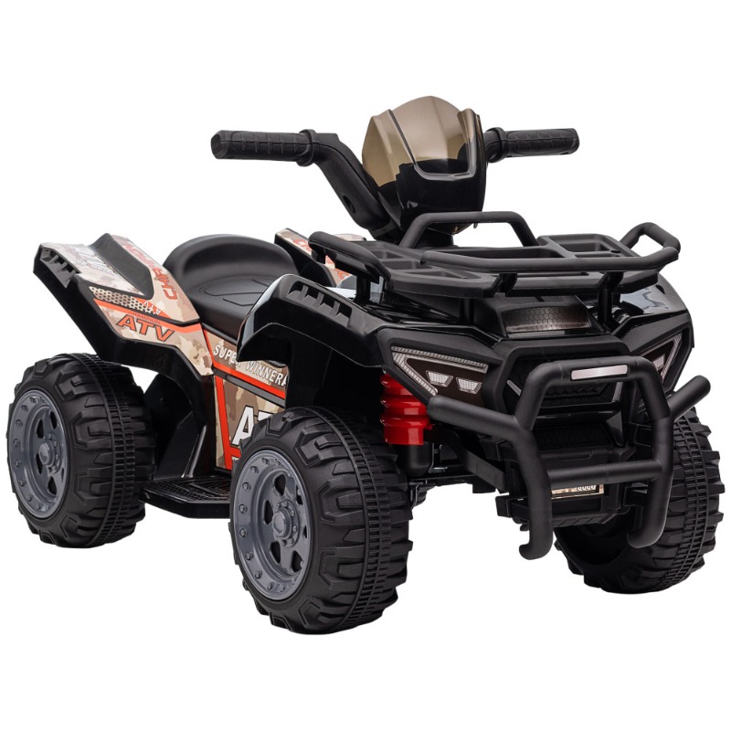 Kids ATV Four Wheeler Ride on Car, Motorized Quad, 6V Battery Powered ...