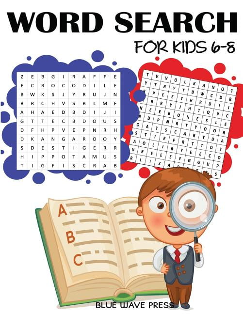 Kids Activity Books: Word Search for Kids 6-8 (Paperback)(Large Print ...