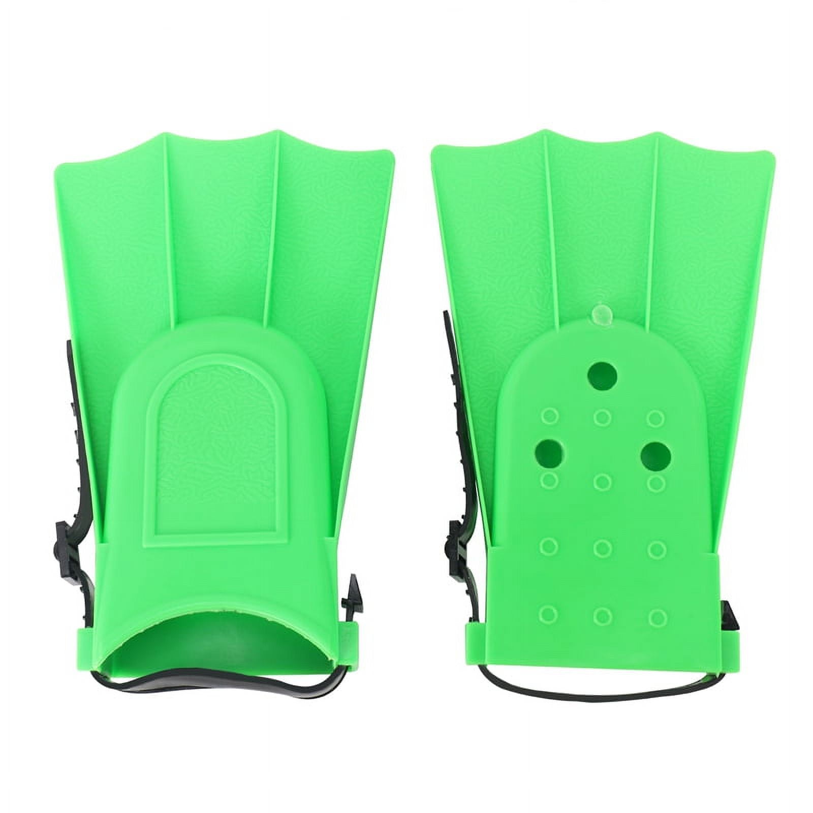 Kids Adults Adjustable Fins Swimming Diving Swimming Fins - Green, S ...