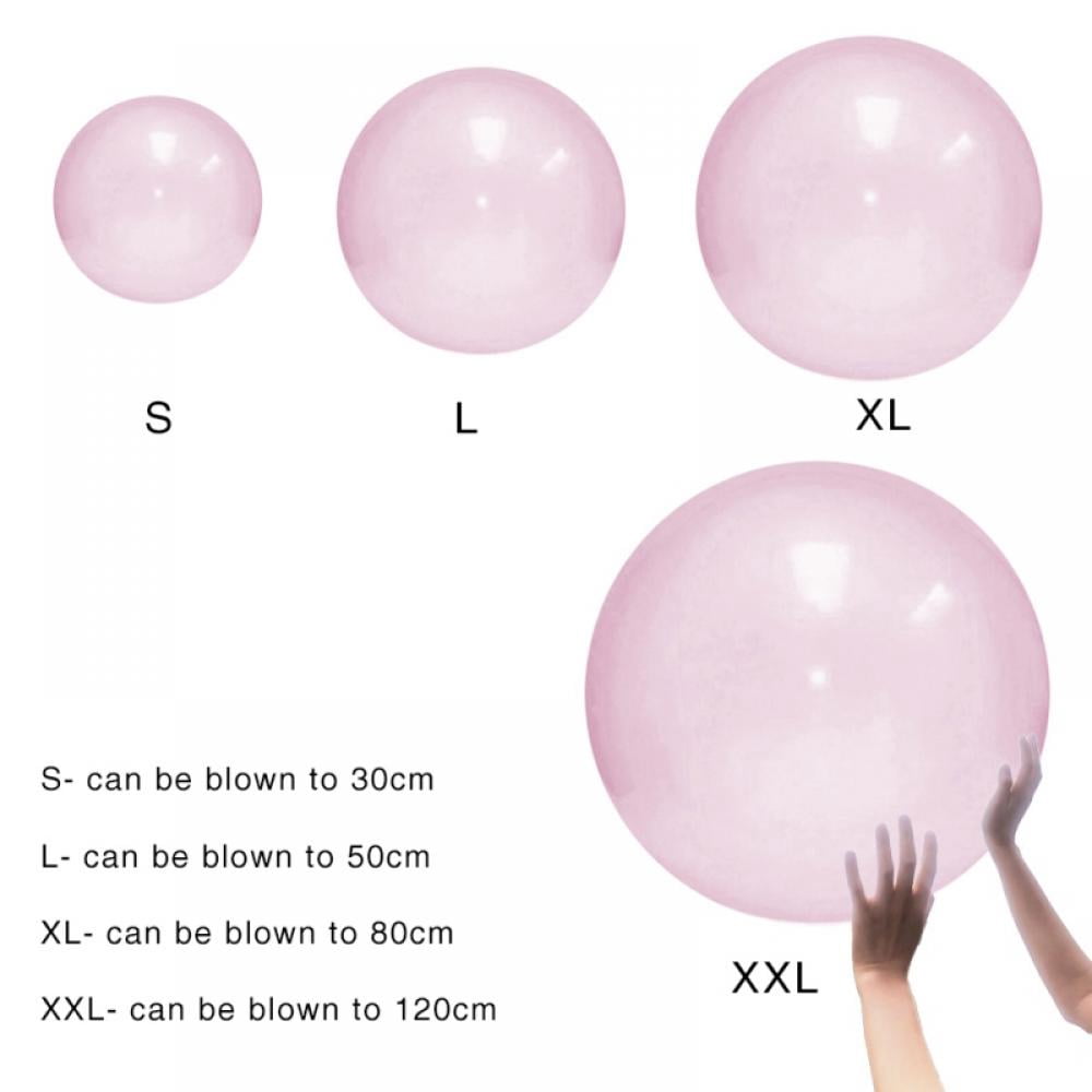 Kids Adults Bouncy Ball Toy Inflatable Bubble Ball Blow Up Toy for ...