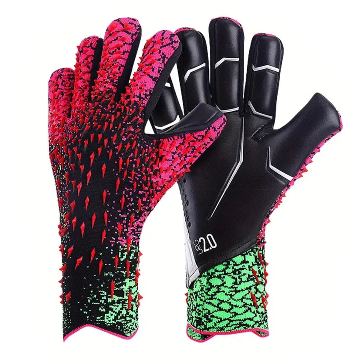 Kids Adults Latex Football Goalkeeper Gloves Thickened Football ...