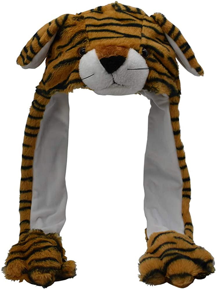 Kids Adults Plush Hat Ear Moving Ear Flap Hat With Paw - Walmart.com