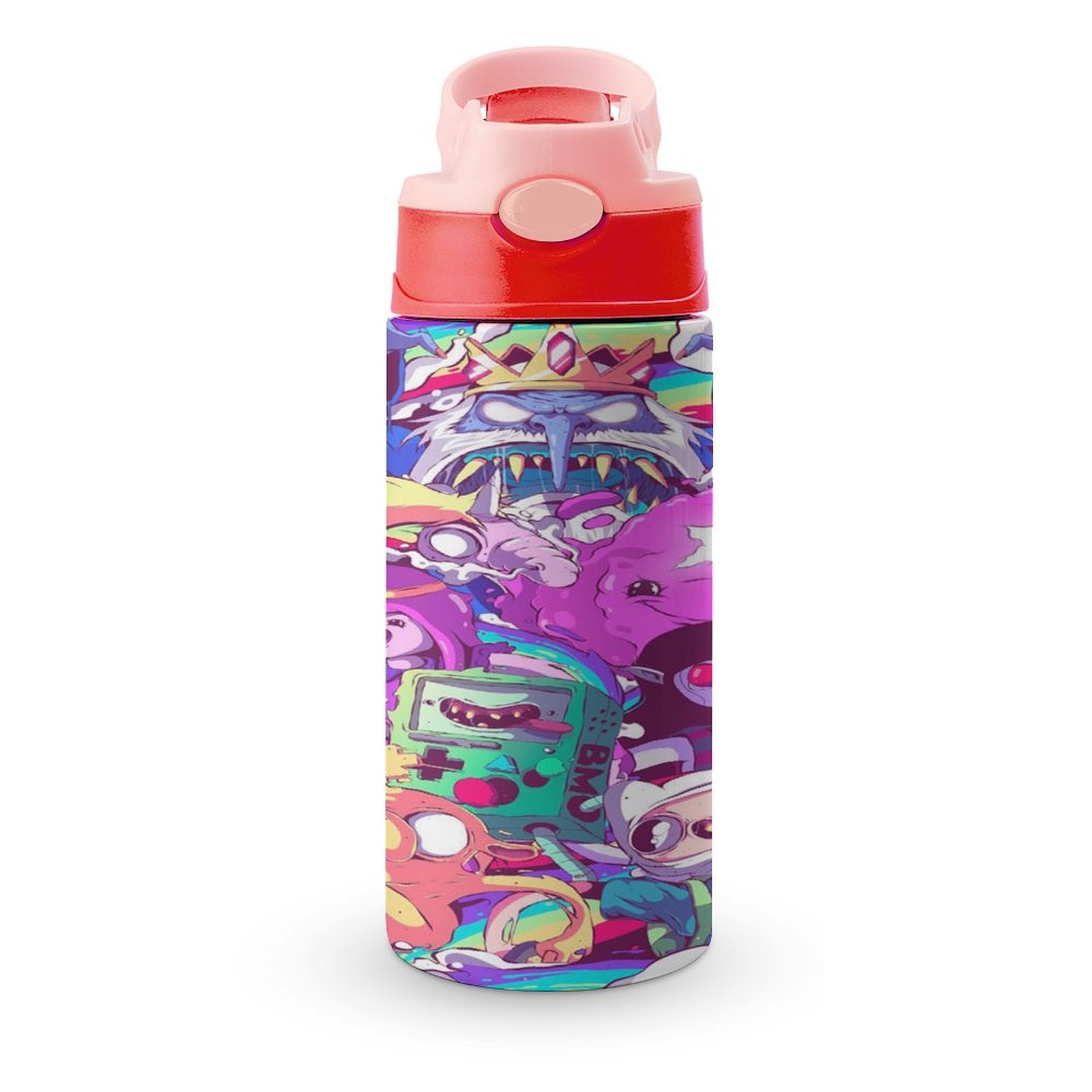 Kids Adventure Time Water Bottle Cartoon Insulated Water Bottle Double ...