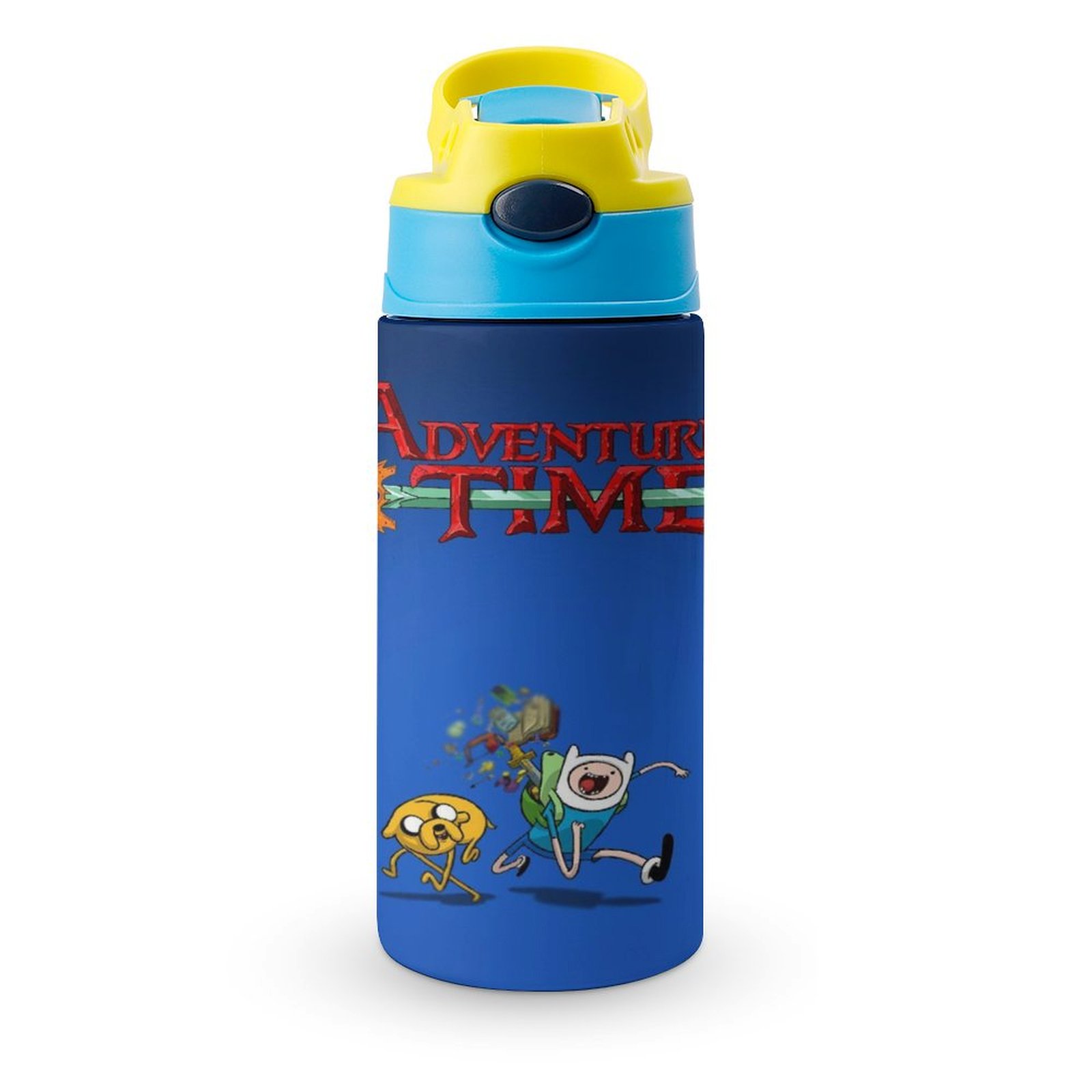 Kids Adventure Time Water Bottle Cartoon Insulated Water Bottle Double ...