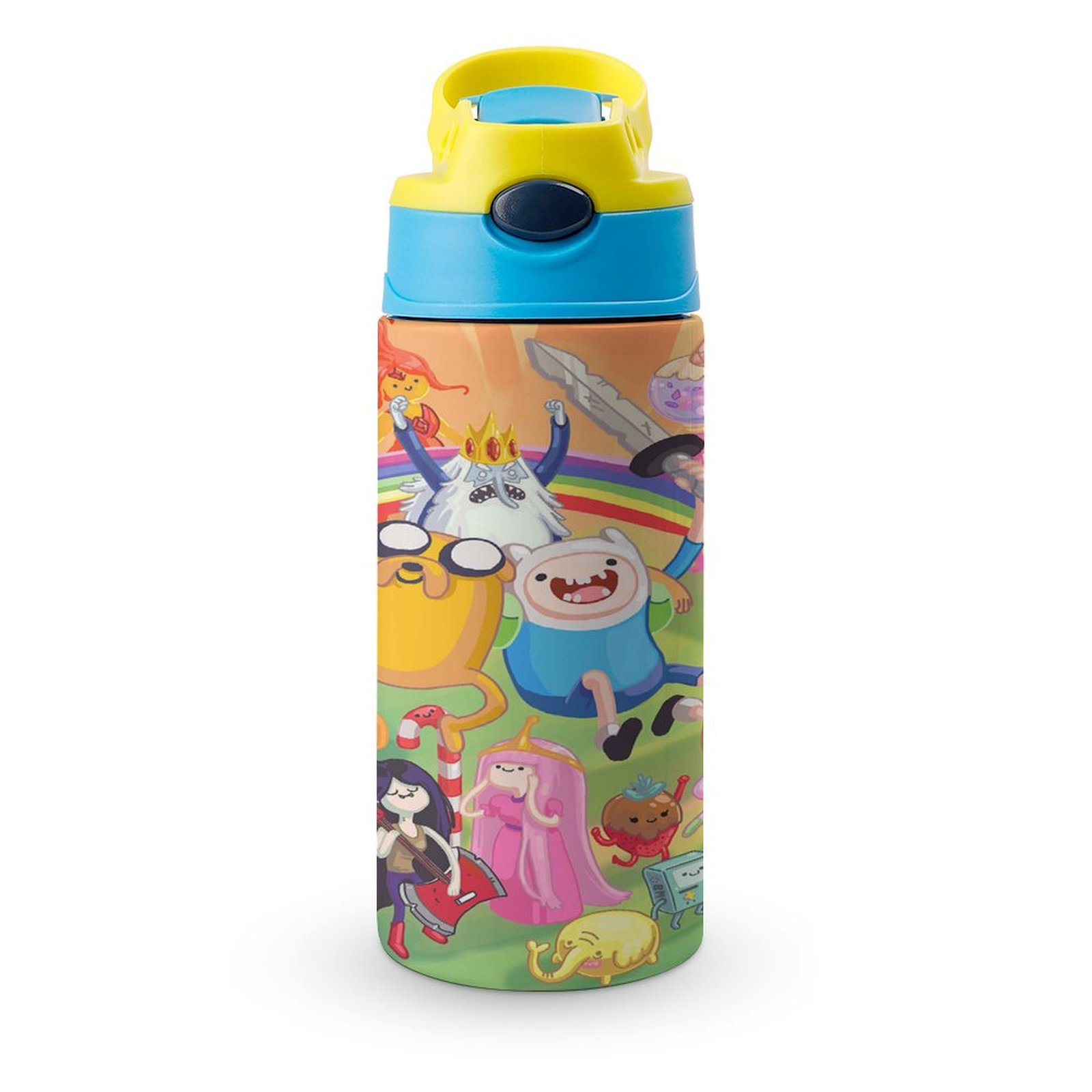 Kids Adventure Time Water Bottle Cartoon Insulated Water Bottle Double ...